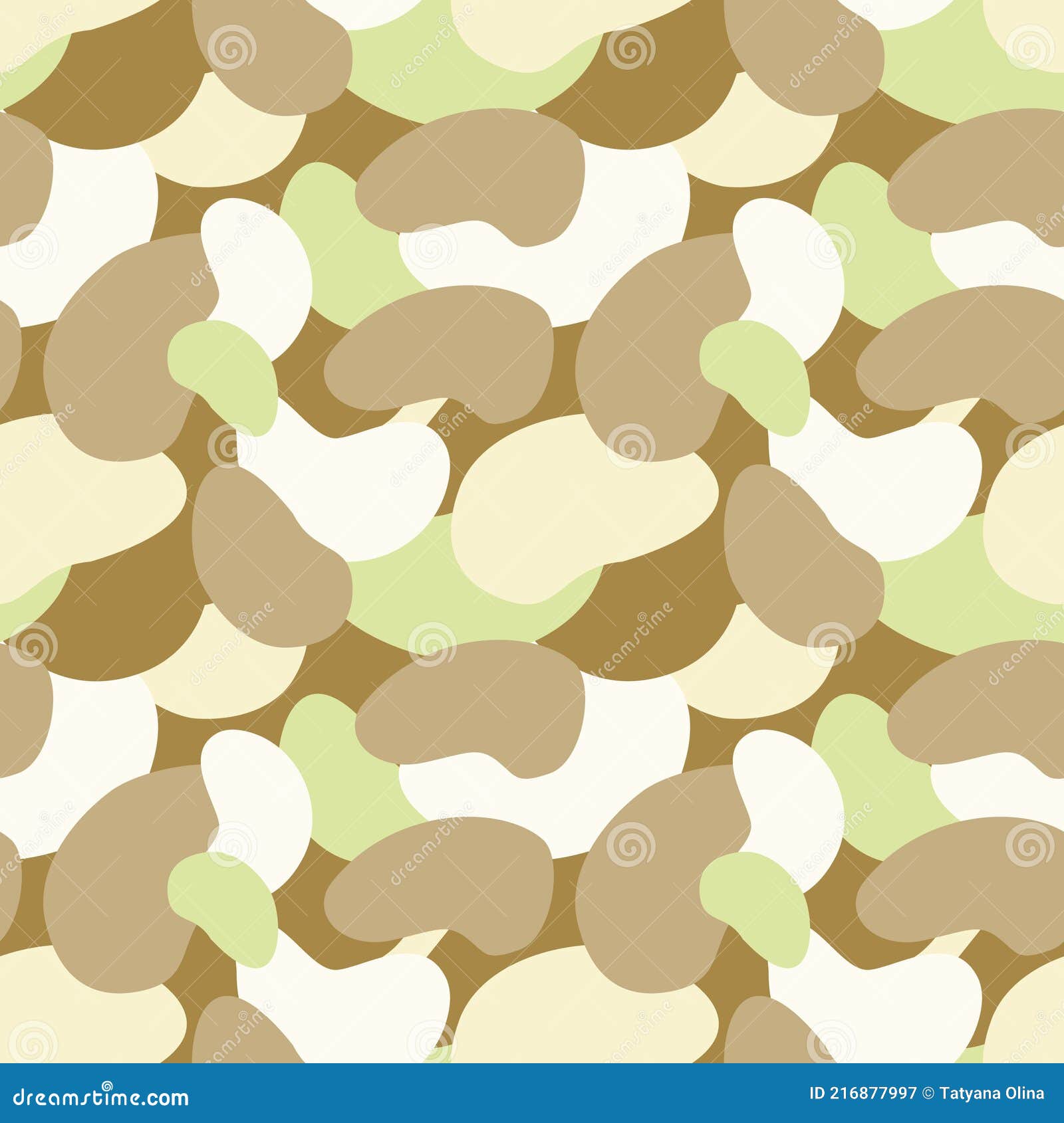 Seamless Camouflage Pattern of Pastel Colors Stock Vector ...