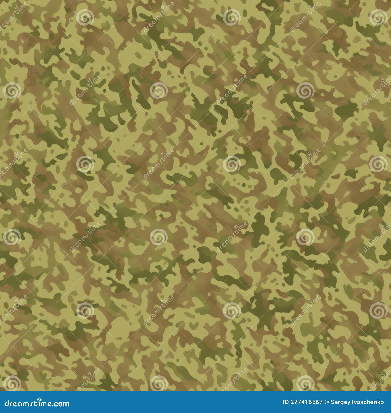 Seamless Camouflage Pattern. Seamless Pattern Stock Illustration ...