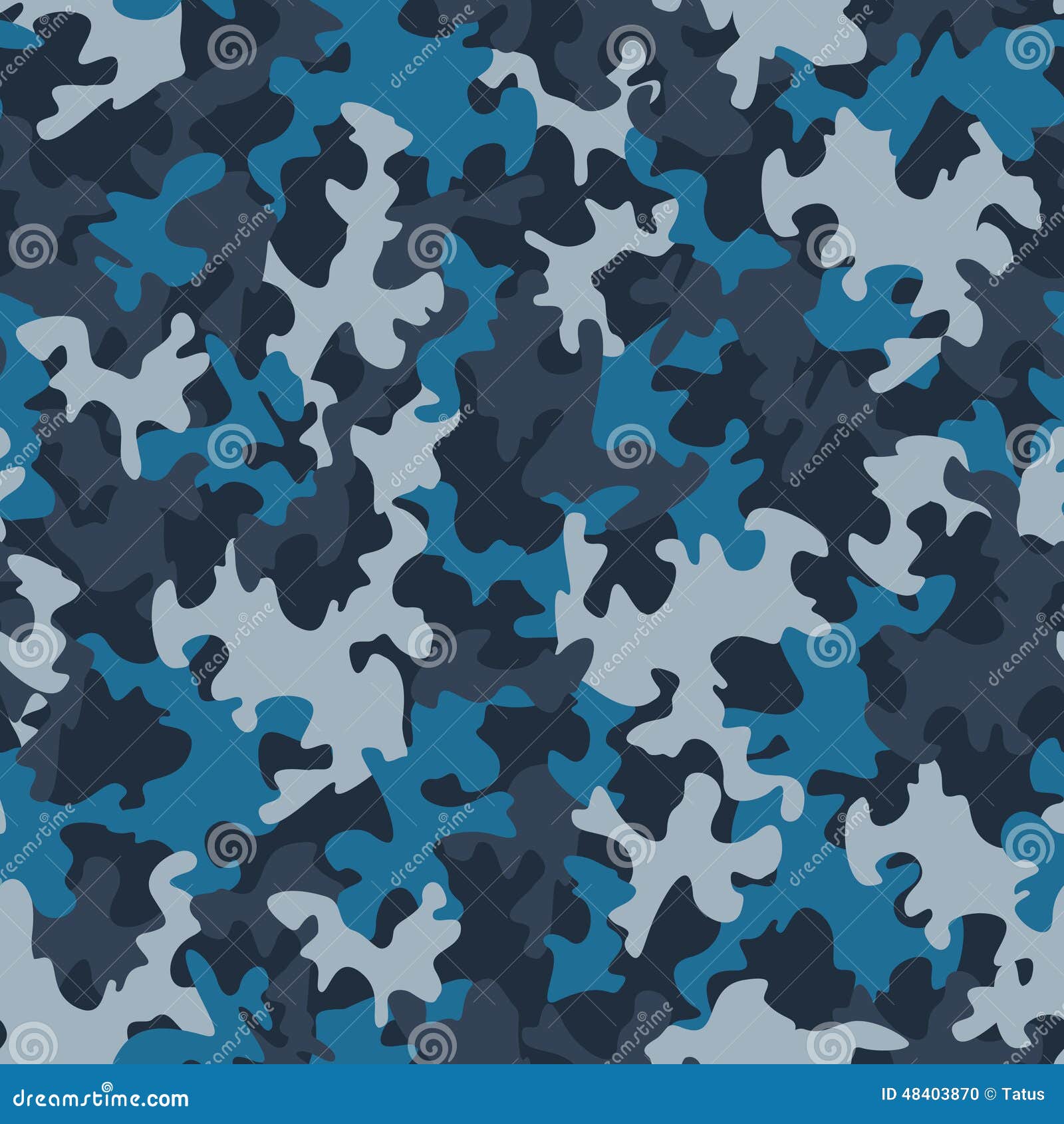 Seamless Camouflage Pattern Stock Vector - Illustration of camouflage ...
