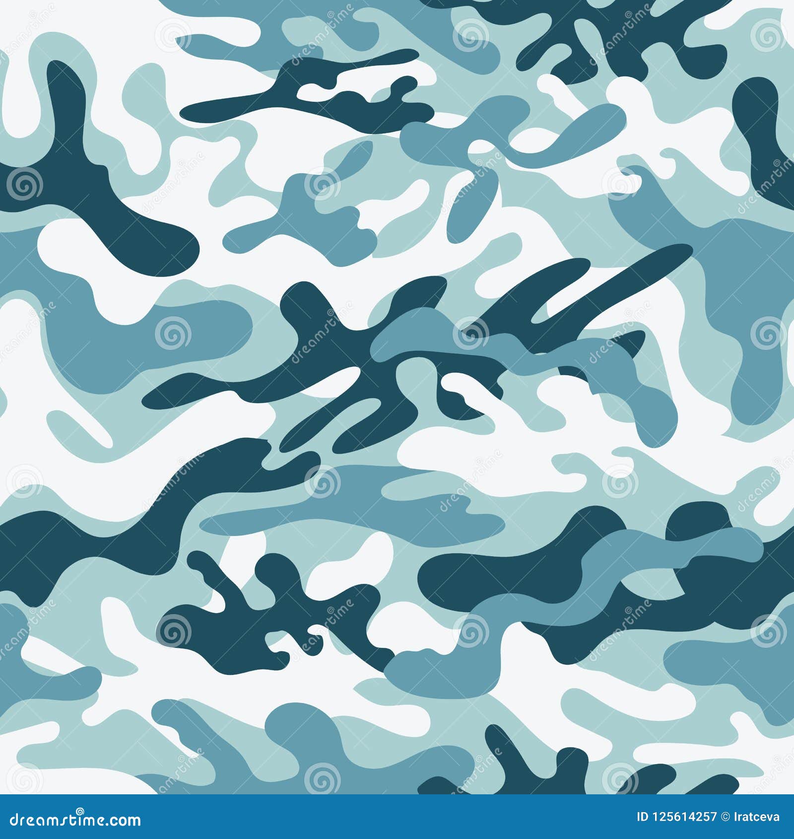 Seamless Camouflage Pattern Stock Vector - Illustration of camo ...