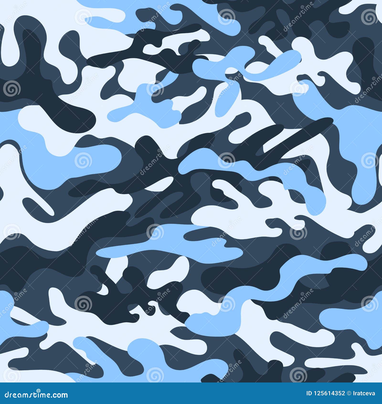 Seamless Camouflage Pattern Stock Vector - Illustration of dazzle ...