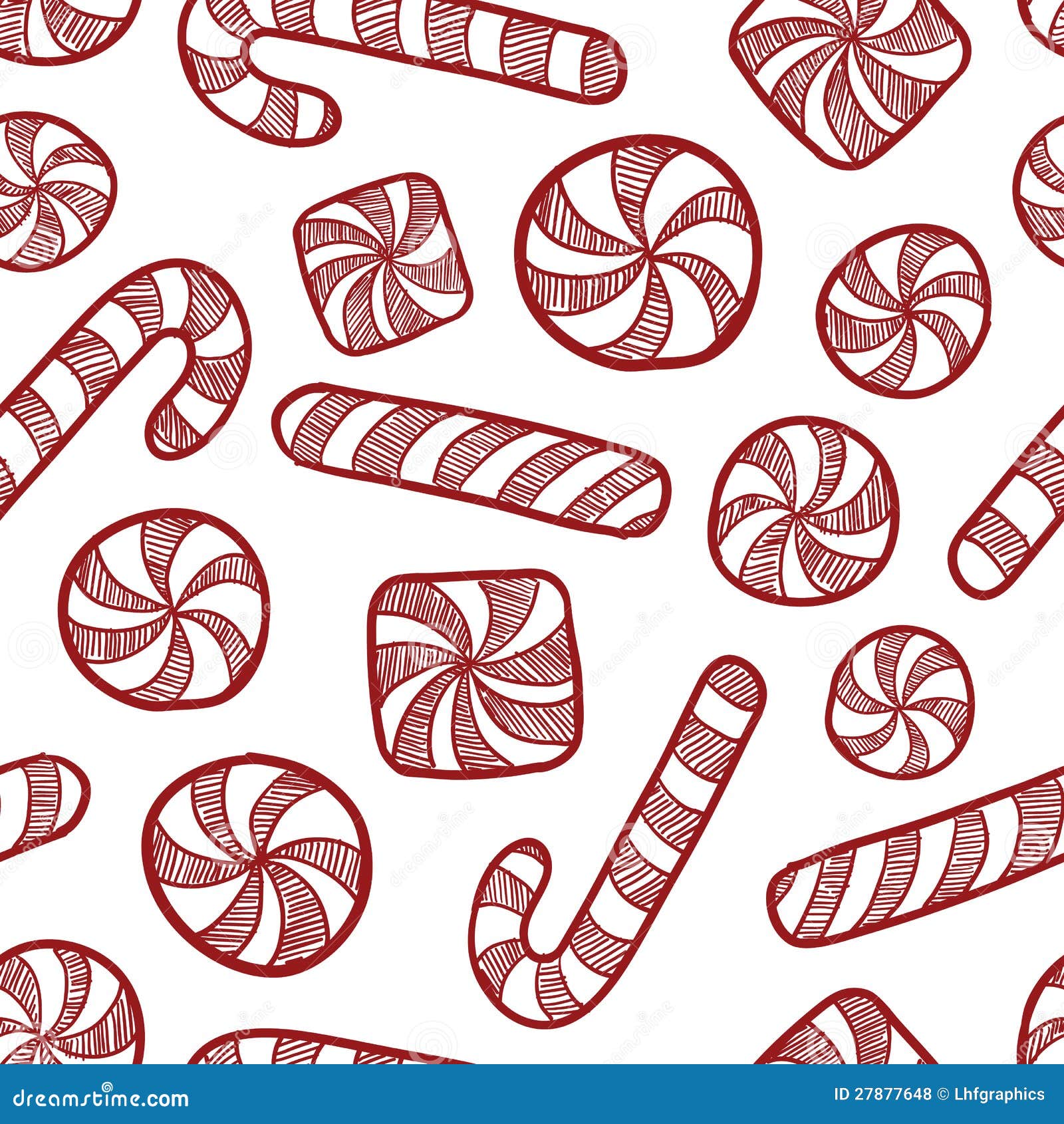 Seamless Candy Cane Vector Background Stock Vector - Illustration of ... Seamless Candy Cane Vector Background Stock Vector - Illustration of ...