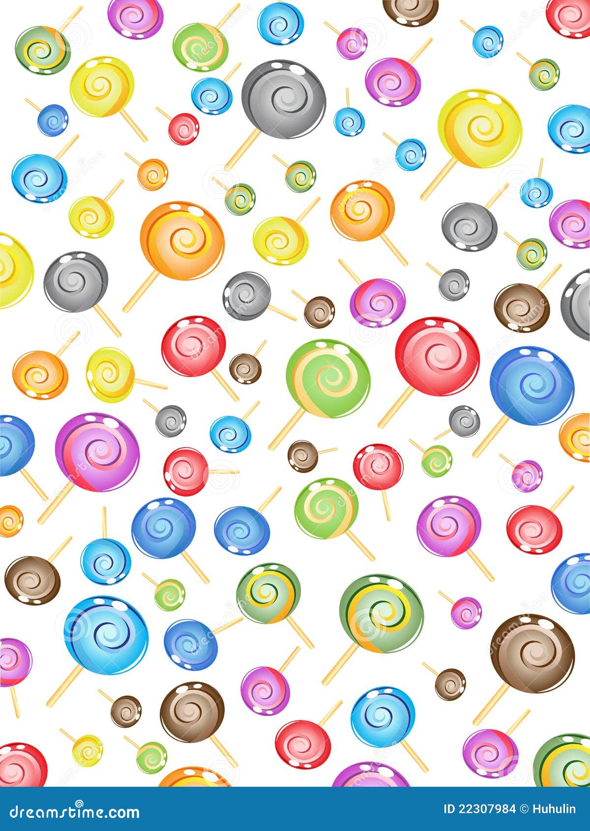 Seamless candy pattern stock vector. Illustration of abstract - 22307984
