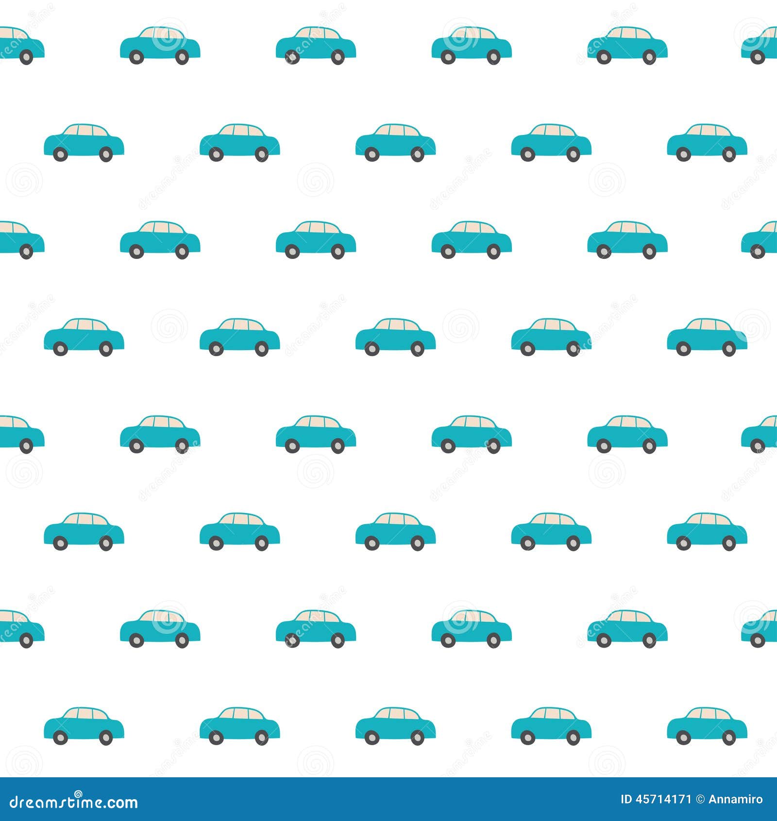 Seamless car pattern stock vector. Illustration of repetition - 45714171
