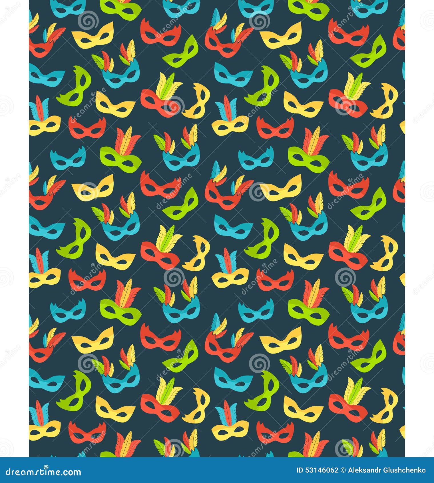 Set Of Seamless Carnival Circus Festive Patterns Vector Illustration ...