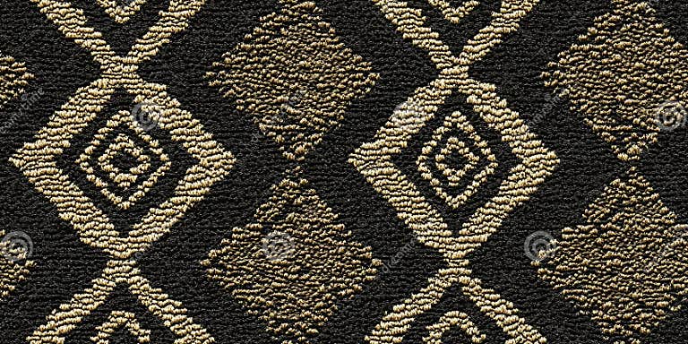Seamless Carpet Repeat Pattern Showcasing Textured Diamond Shapes in ...
