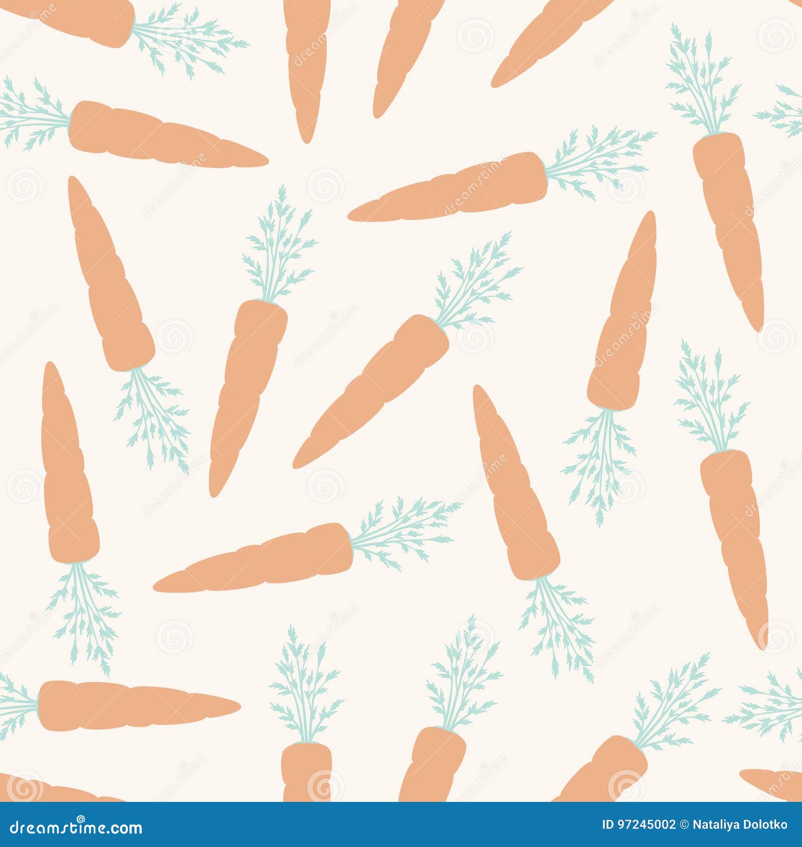 Seamless Carrot Pattern Stock Image | CartoonDealer.com #336687703