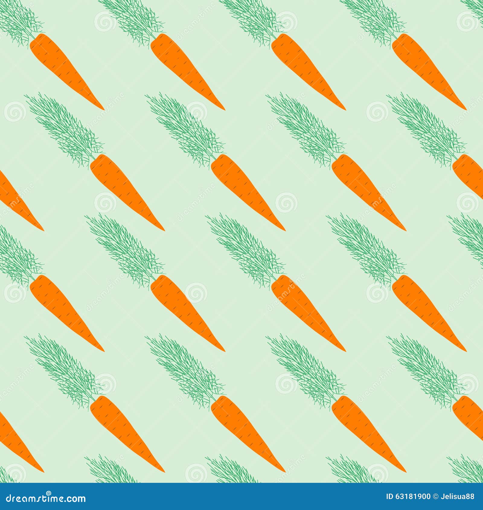 Seamless carrot pattern stock vector. Illustration of agriculture ...