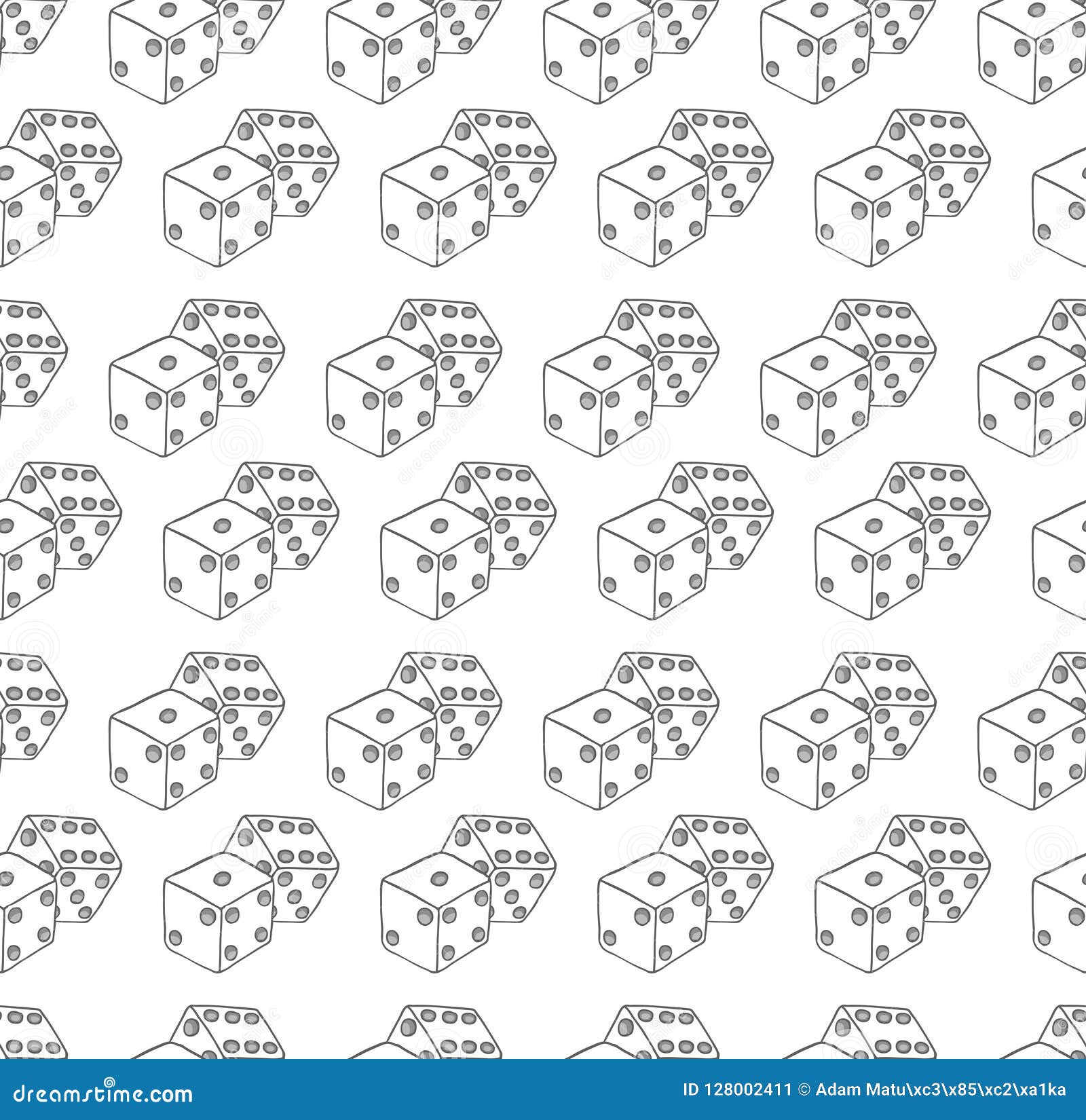 Cartoon Dice Vector Illustration | CartoonDealer.com #38580308