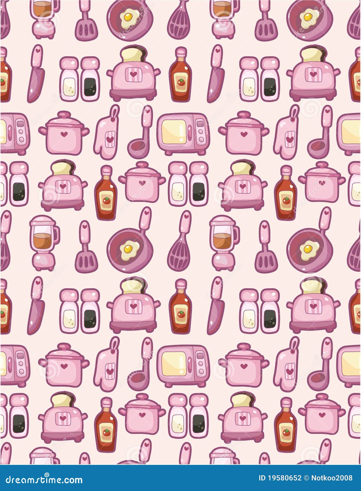 Kitchen Pattern Vector On Black Background | CartoonDealer.com #210654909