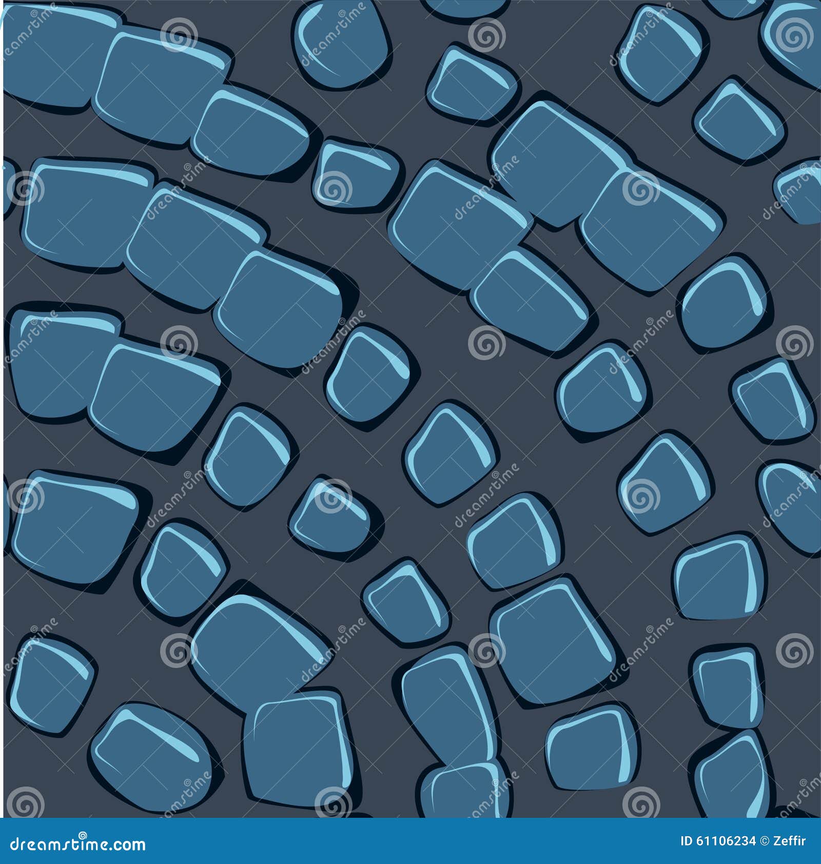 Seamless Cartoon Stone Texture Stock Vector - Illustration of concept ...