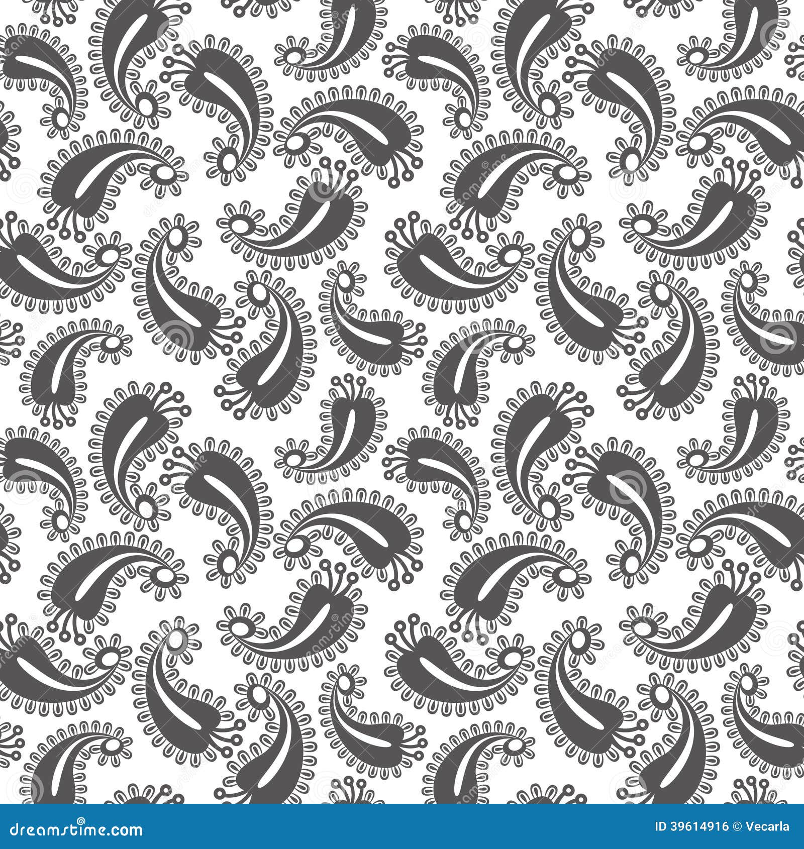 Seamless cashmere pattern stock vector. Illustration of paper - 39614916