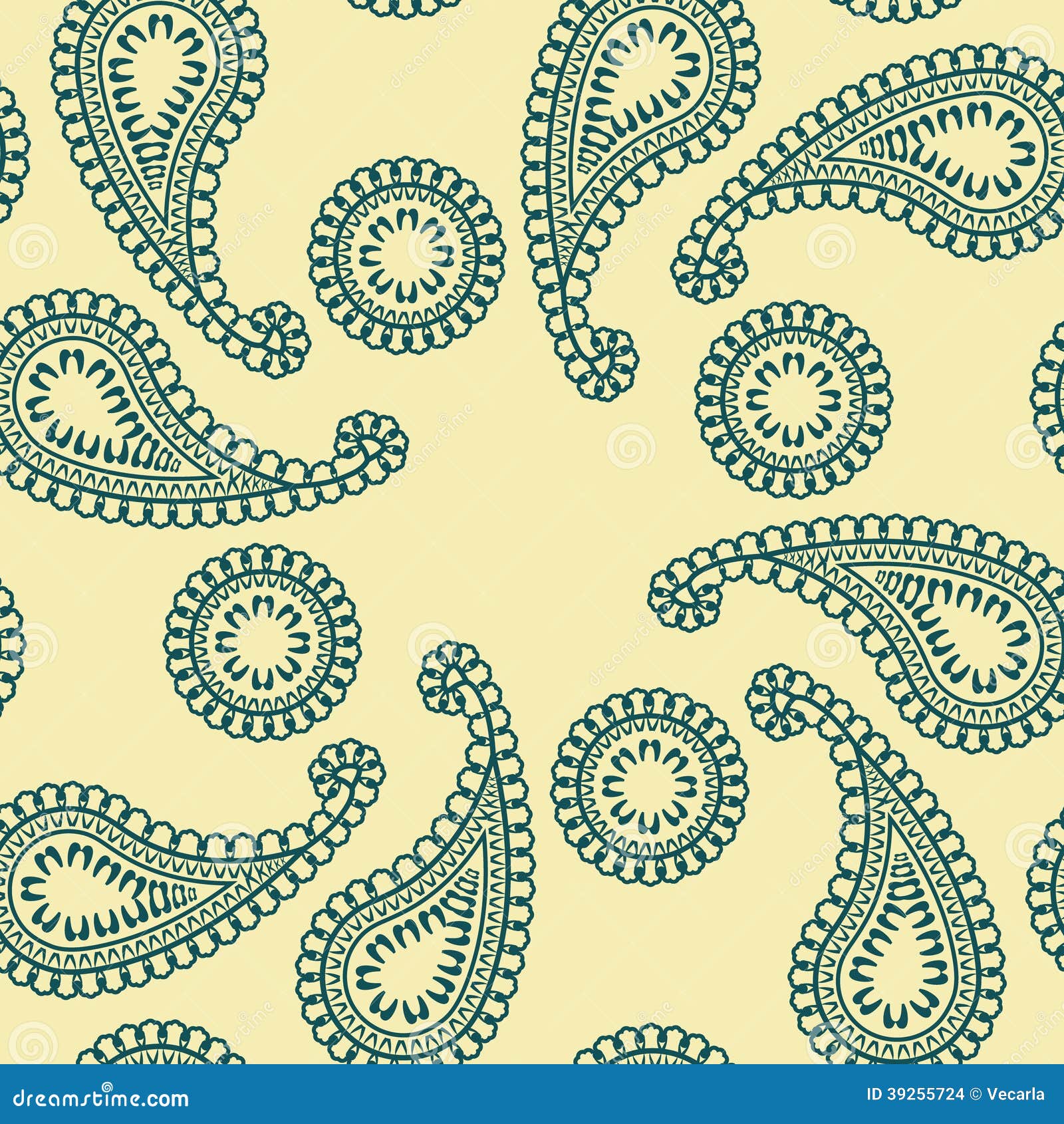 Seamless cashmere pattern stock vector. Illustration of celebration ...