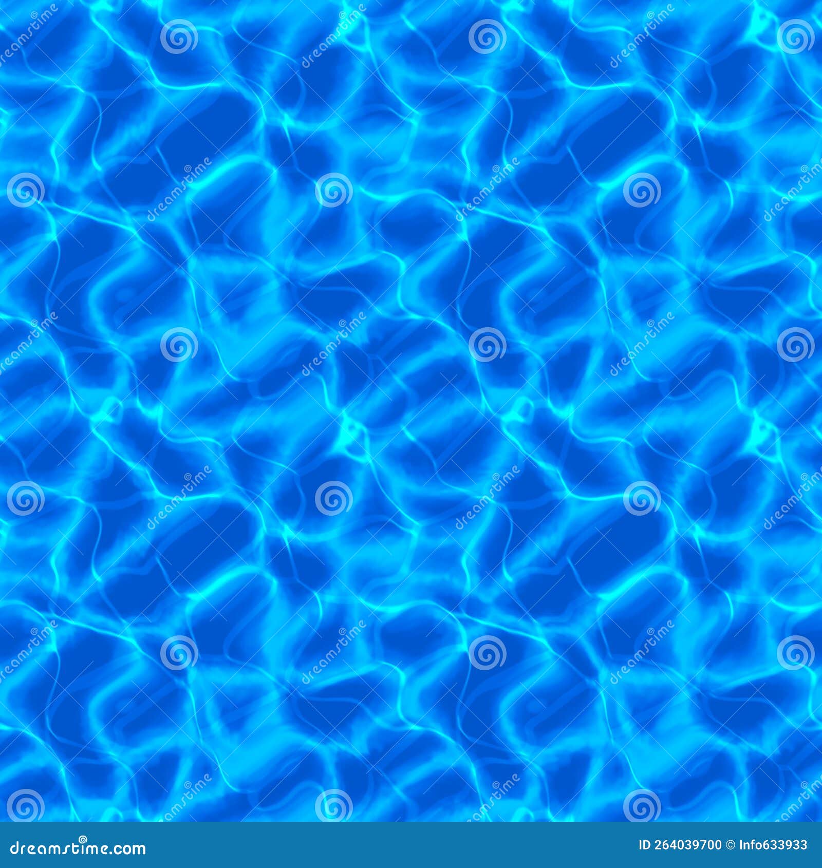 Seamless Caustic Overlay. Ripple Caustics. Caustics Below Water Surface ...