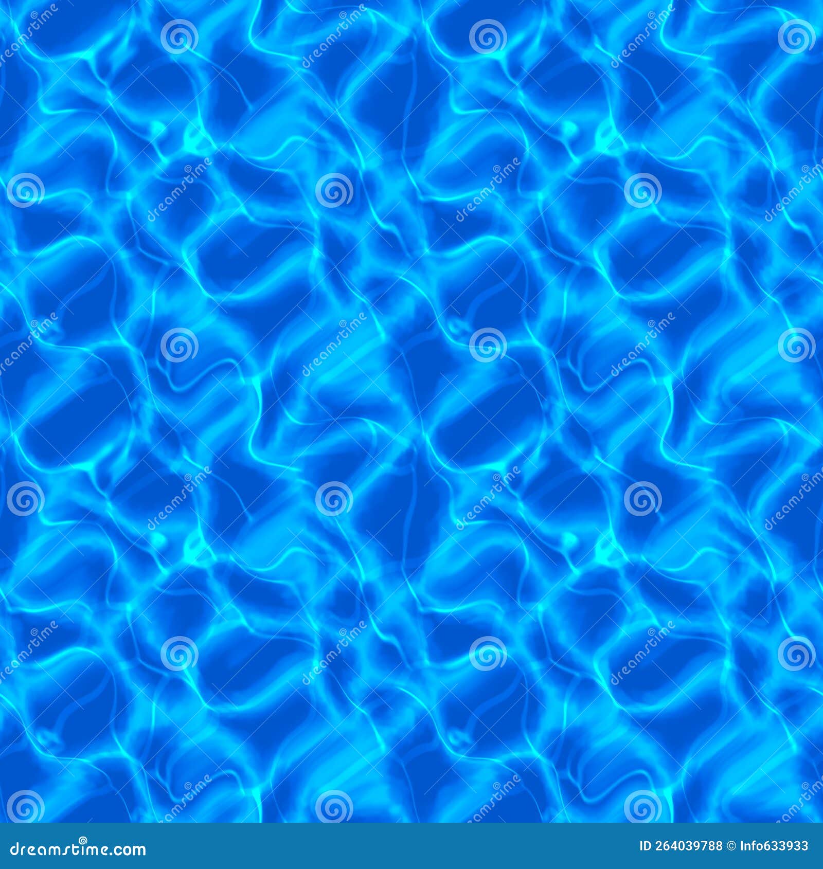 Seamless Caustic Overlay. Ripple Caustics. Caustics Below Water Surface ...