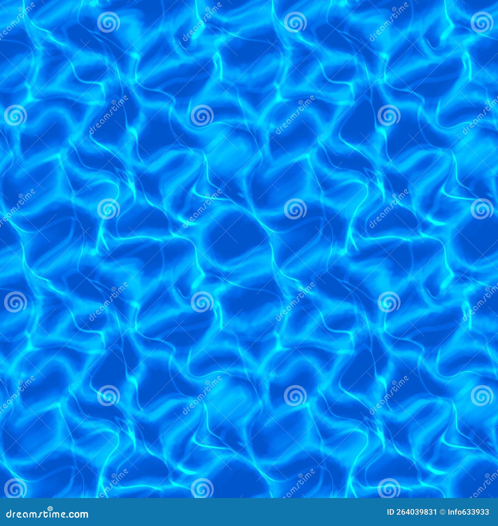 Seamless Caustic Overlay. Ripple Caustics. Caustics Below Water Surface ...