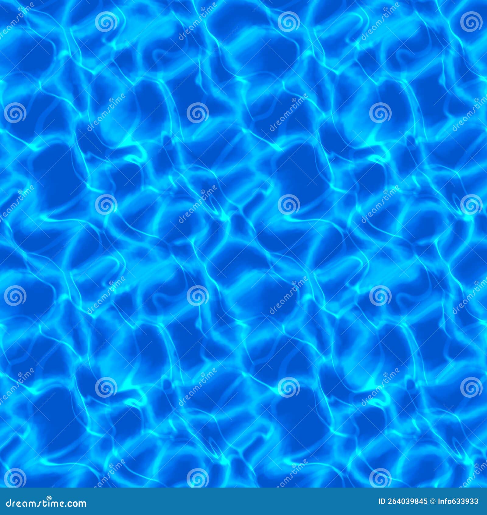 Seamless Caustic Overlay. Ripple Caustics. Caustics Below Water Surface ...