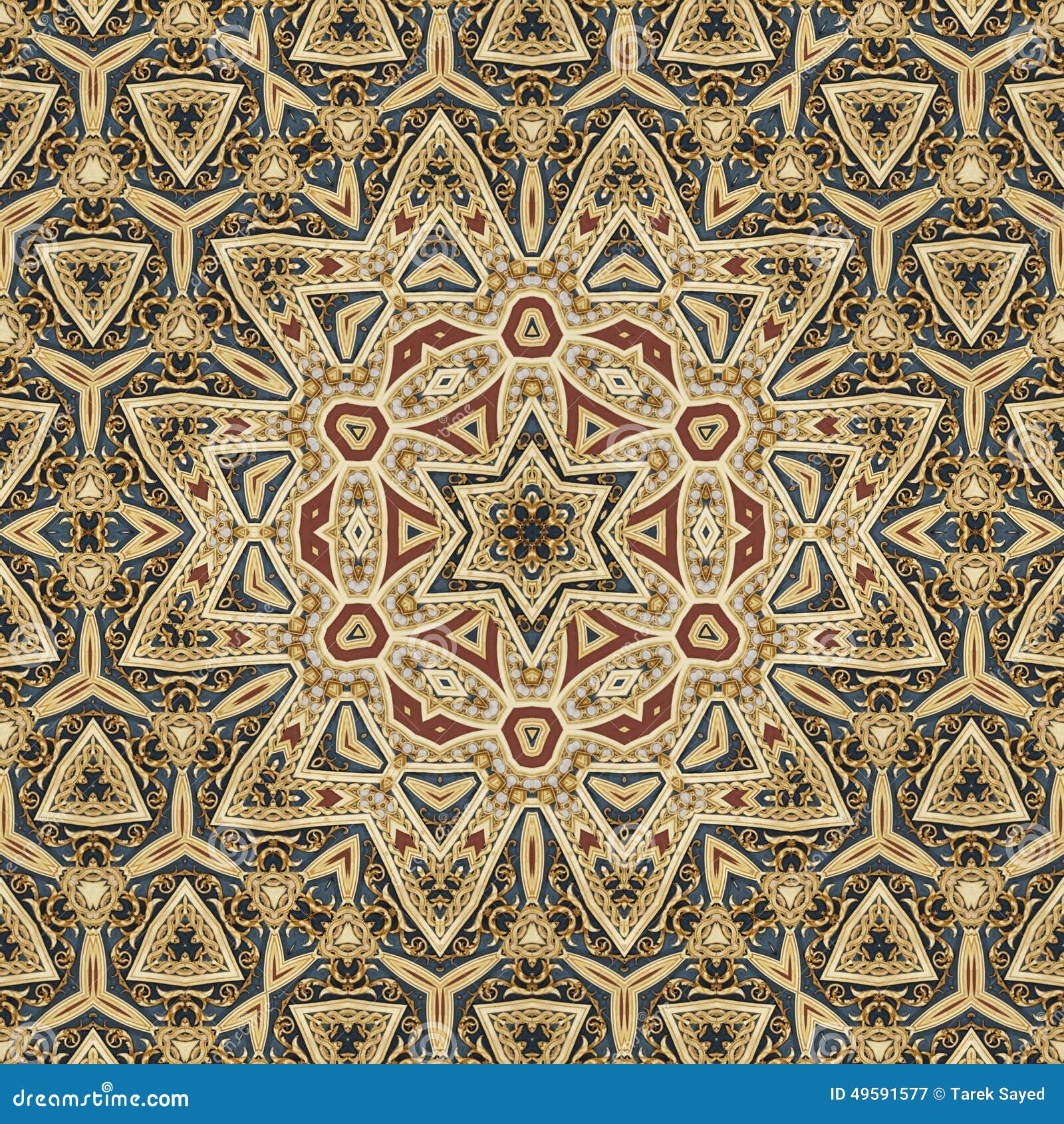 Seamless Celtic Pattern Design 003 Stock Illustration - Illustration of ...