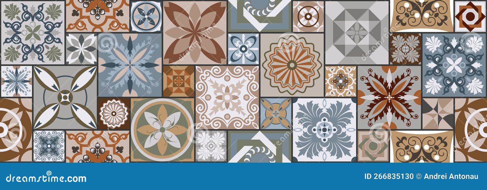 Seamless Ceramic Wall Tile Design, Moroccan Wallpaper Design Stock ...