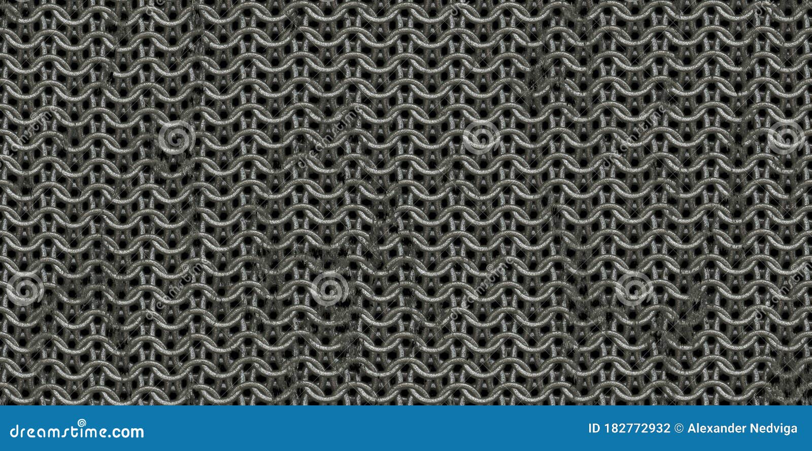 Seamless Chain Mail Texture Stock Illustration - Illustration of ...