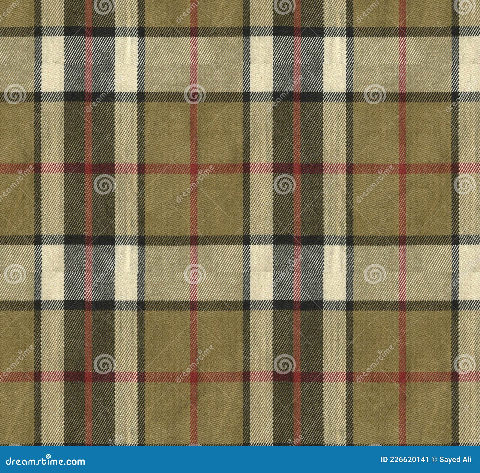 Seamless Checkered Fabric Pattern for Garments Industry Stock ...