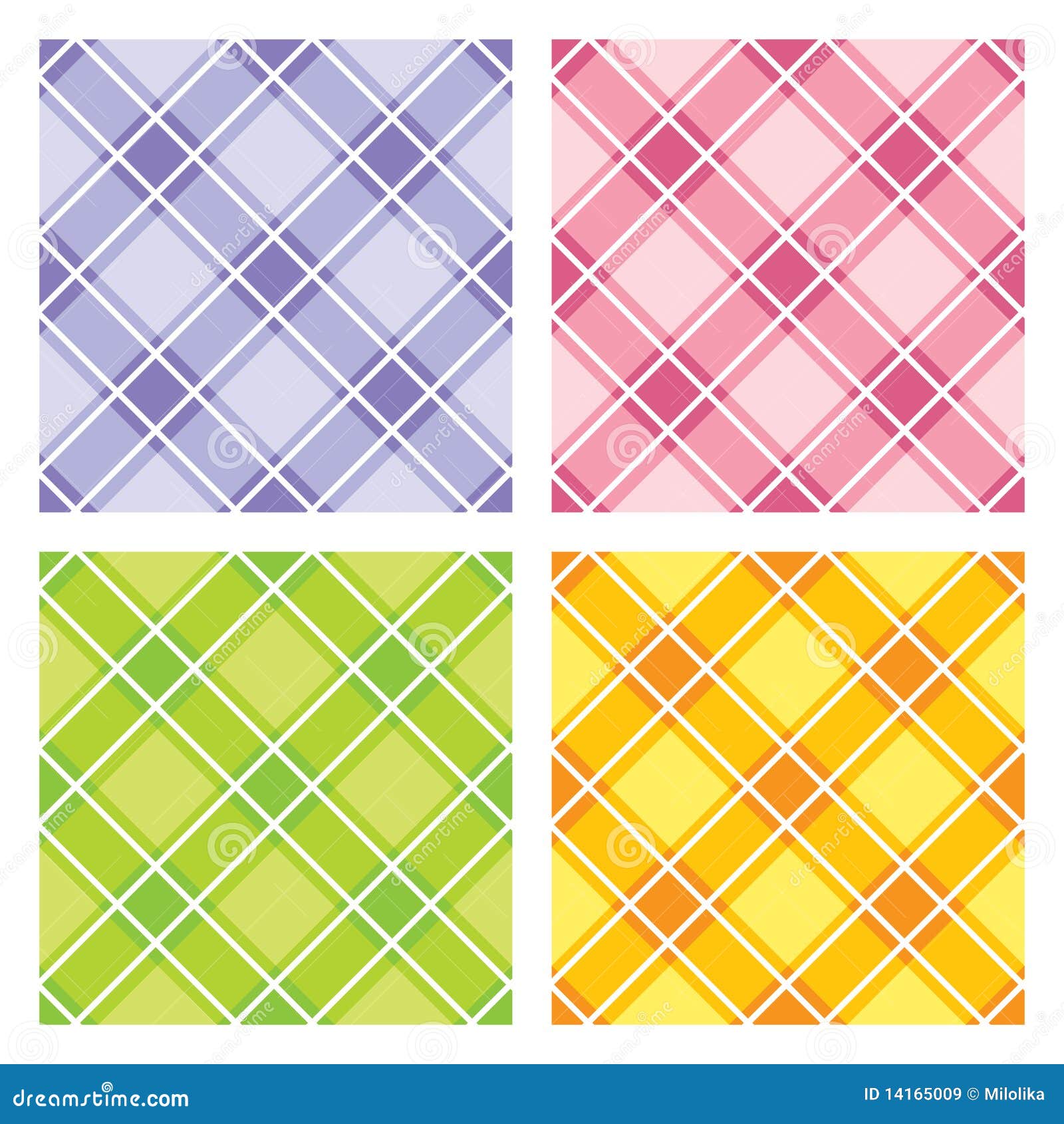 Seamless Red Checkered Pattern Cartoon Vector | CartoonDealer.com #33756709