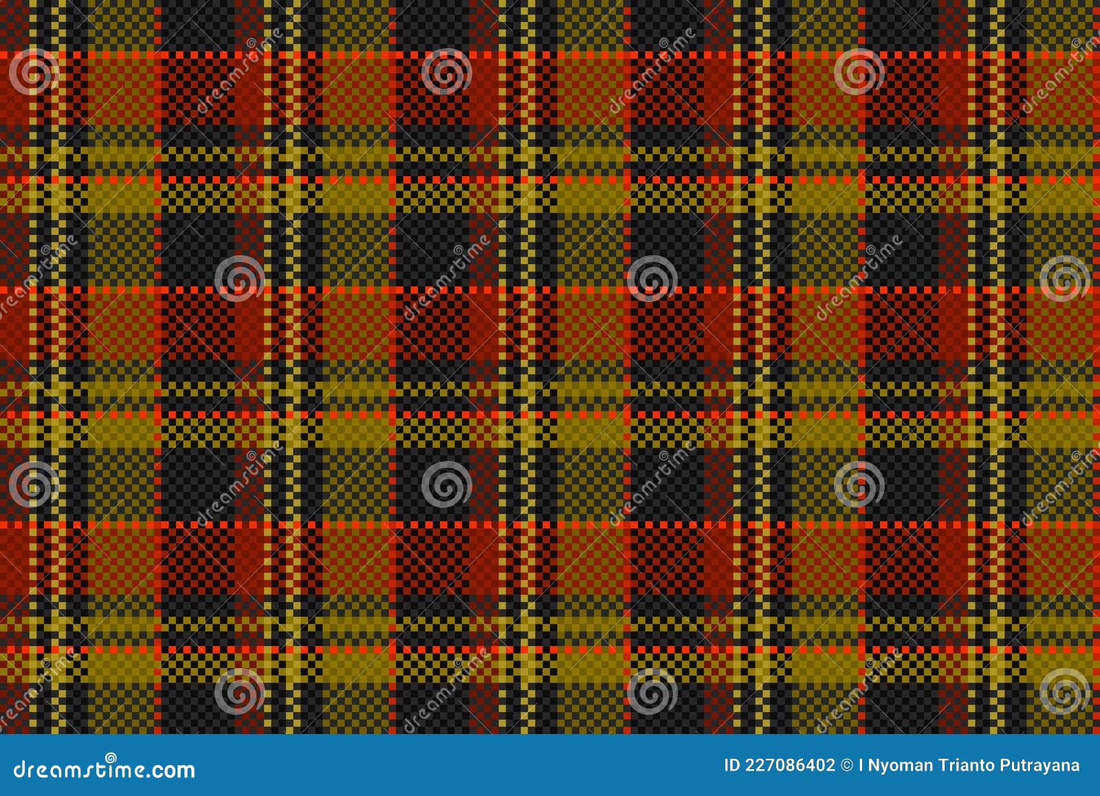 Seamless Checkered Pattern Background. Fabric Texture Stock Vector ...