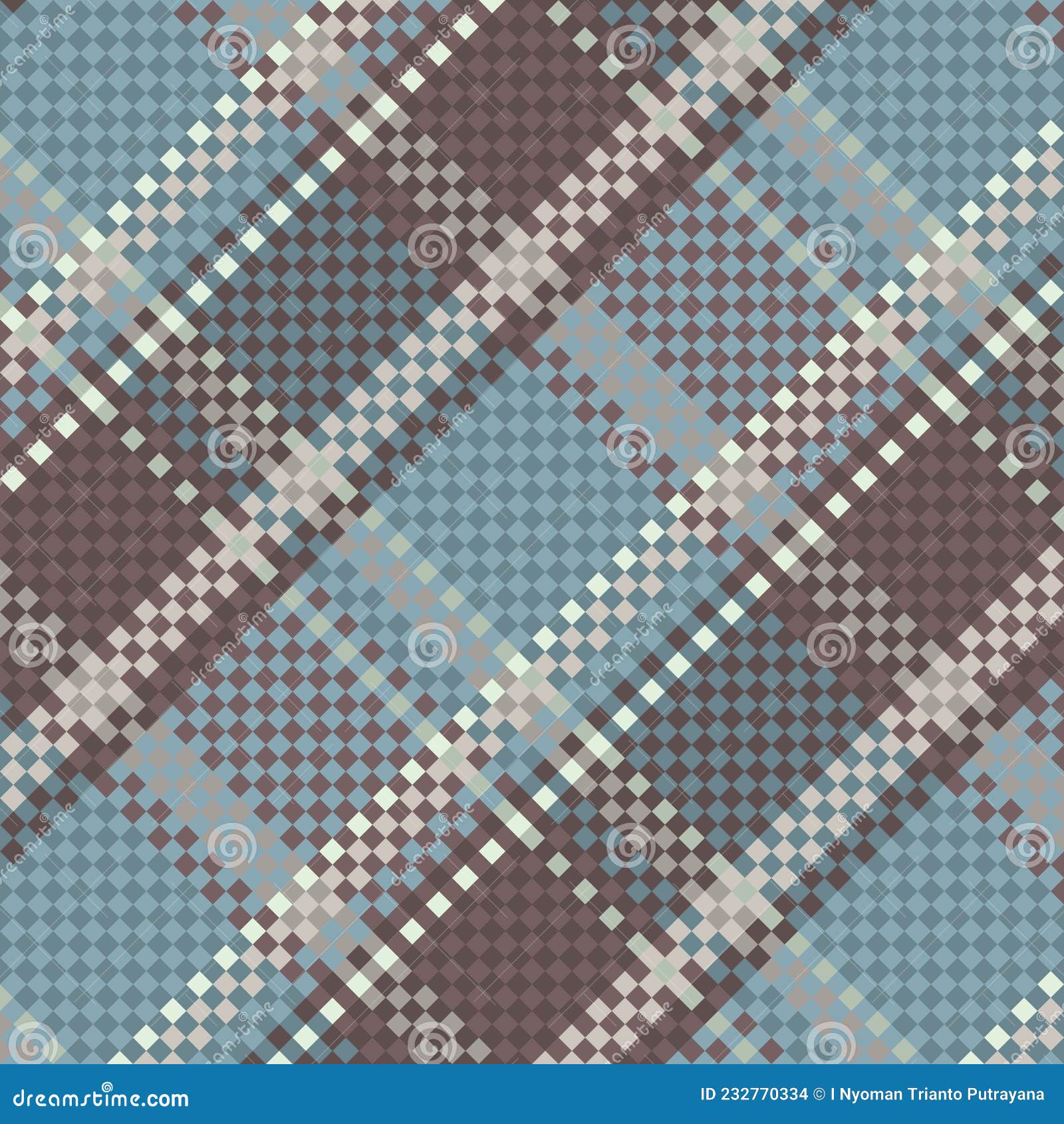 Seamless Checkered Pattern Background. Fabric Texture Stock Vector ...