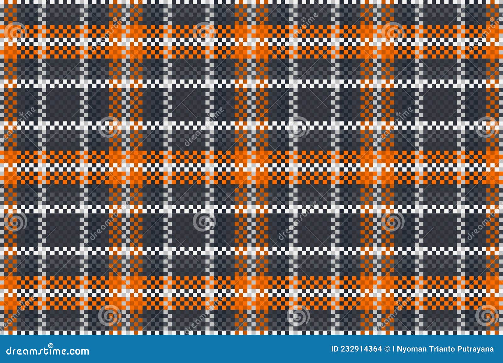 Seamless Checkered Pattern Background. Fabric Texture Stock Vector ...