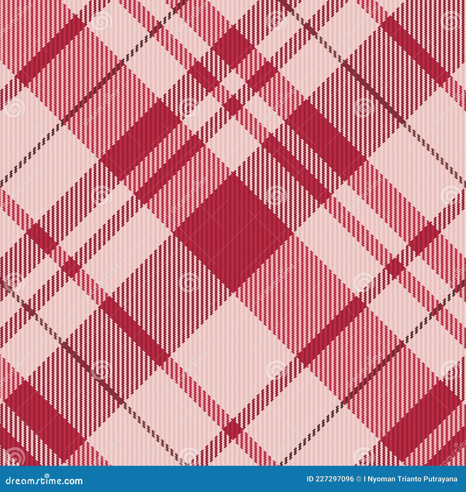 Seamless Checkered Pattern Background. Fabric Texture Stock Vector ...