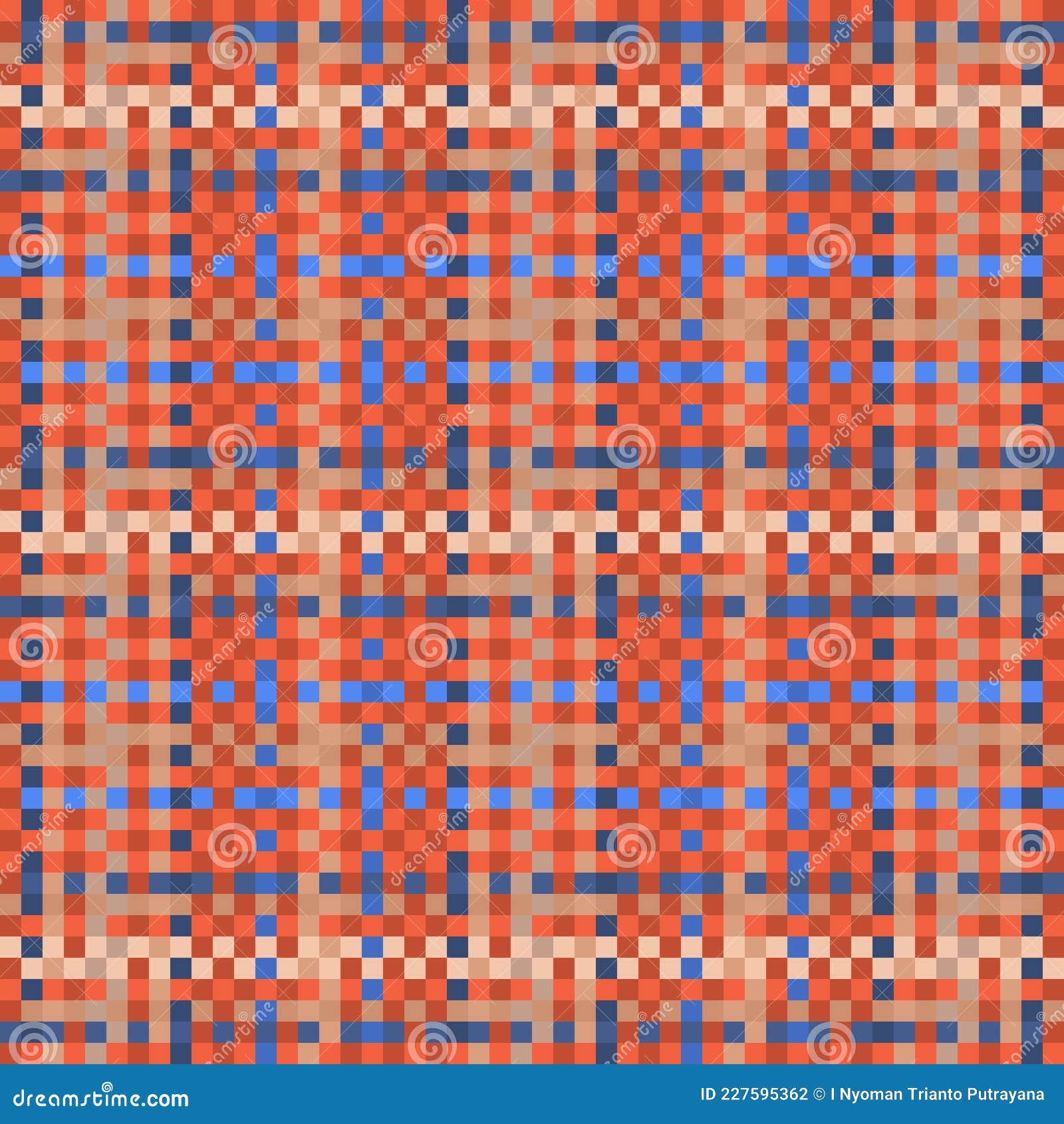 Seamless Checkered Pattern Background. Fabric Texture Stock Vector ...