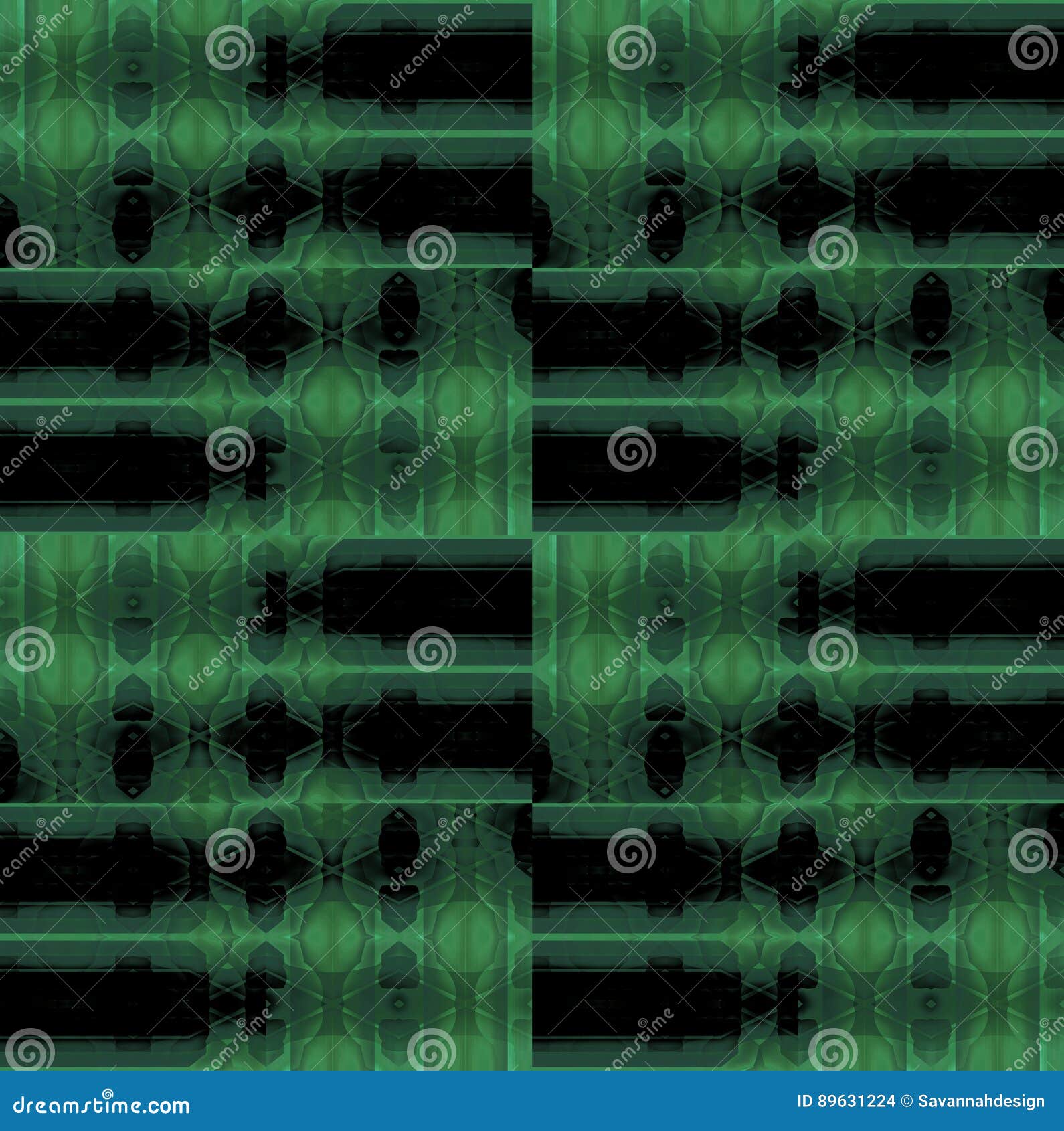 Seamless Checkered Pattern Dark Green Black Stock Illustration ...