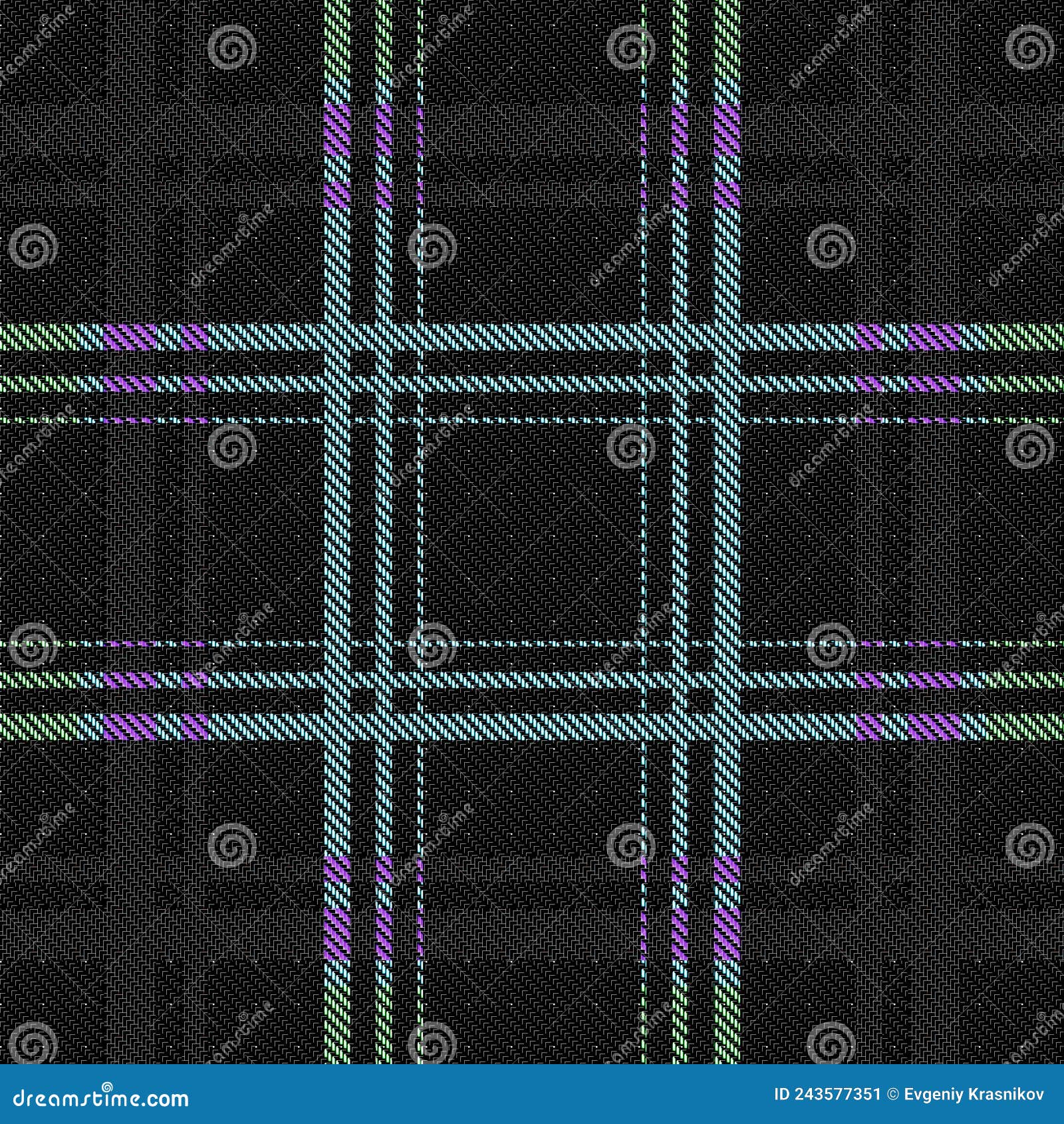 Seamless Checkered Pattern Imitating the Texture of the Fabric. Stock ...