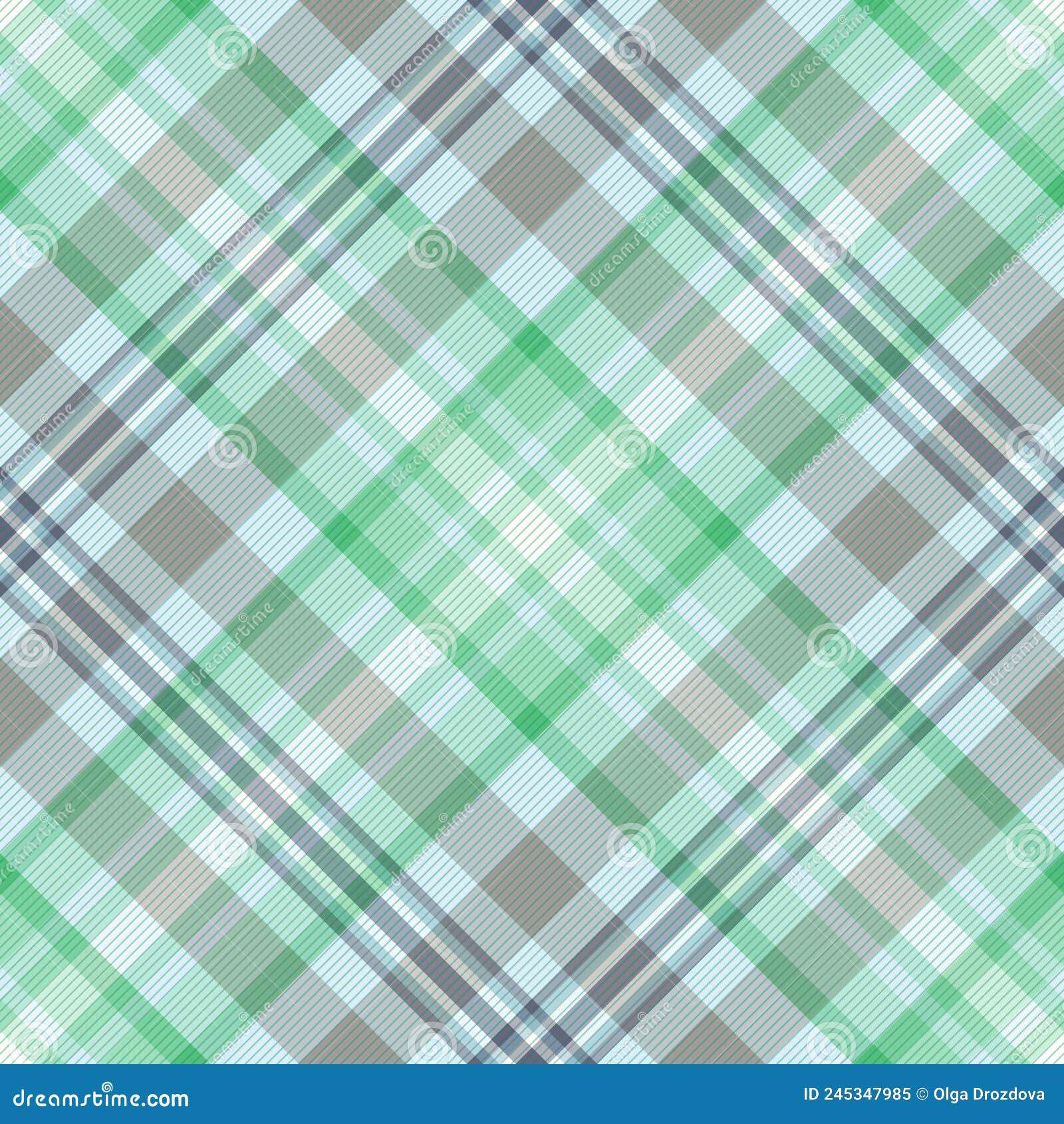 Seamless Checkered Pattern with Rhombus Stock Vector - Illustration of ...