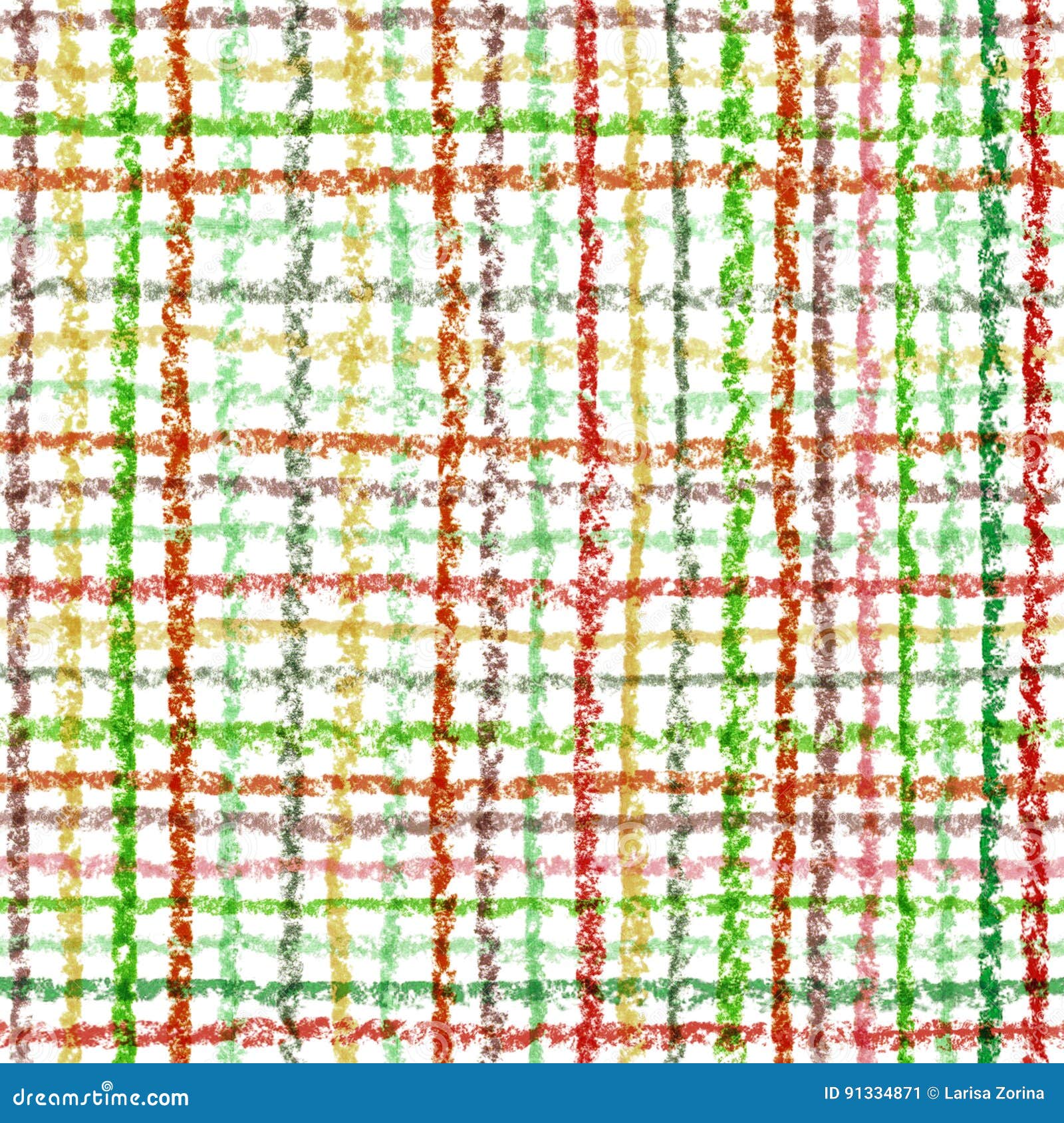 Seamless Checkered Pattern on White Stock Illustration - Illustration ...