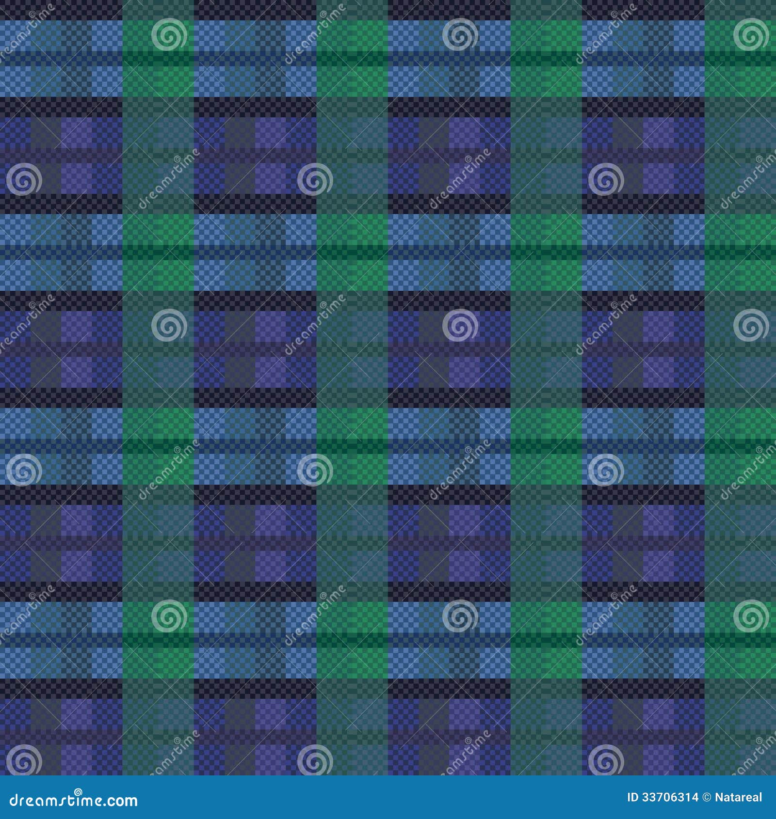 Seamless Checkered Vector Dark Pattern Stock Vector - Illustration of ...