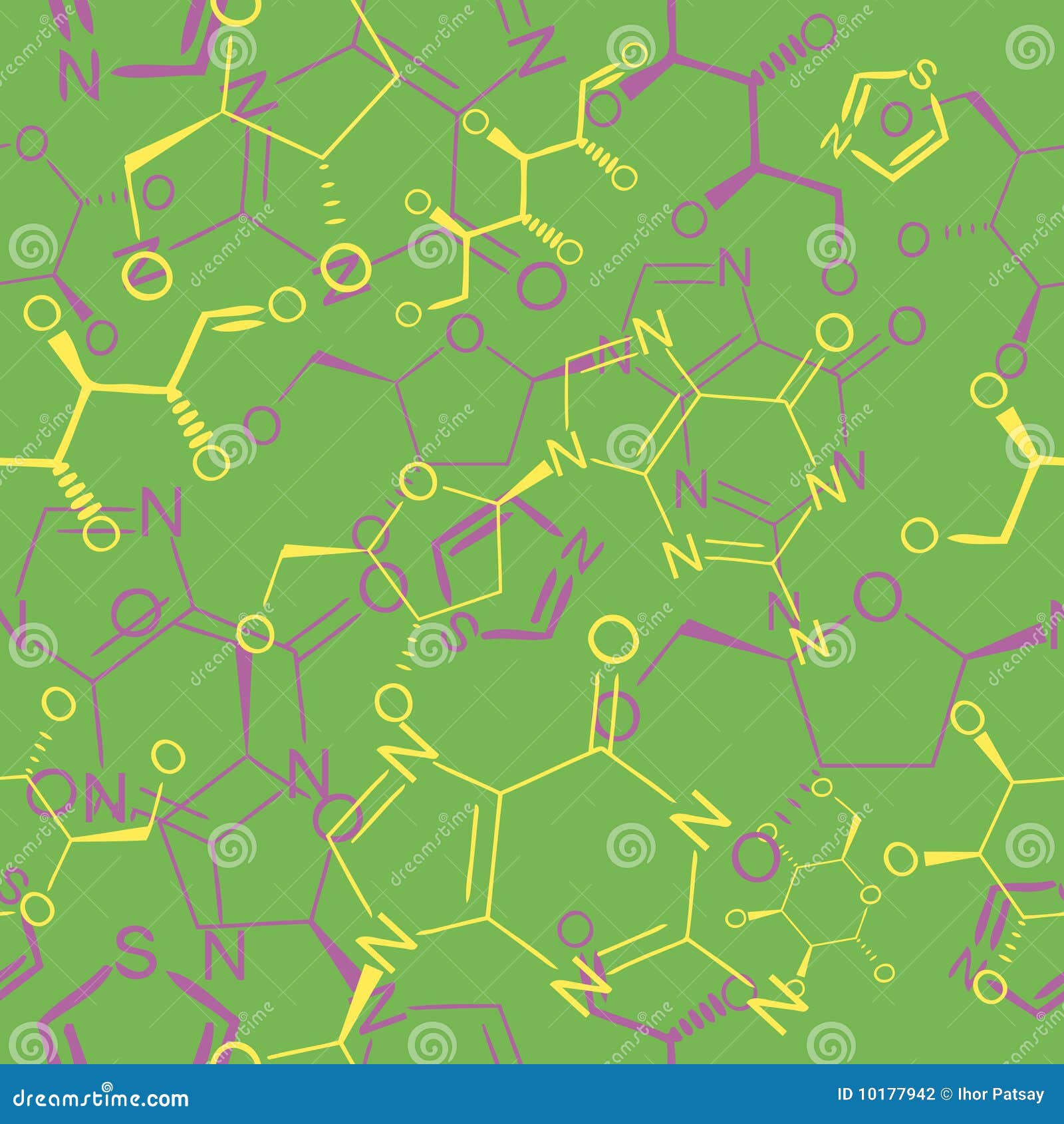 Seamless chemical pattern stock vector. Illustration of education ...