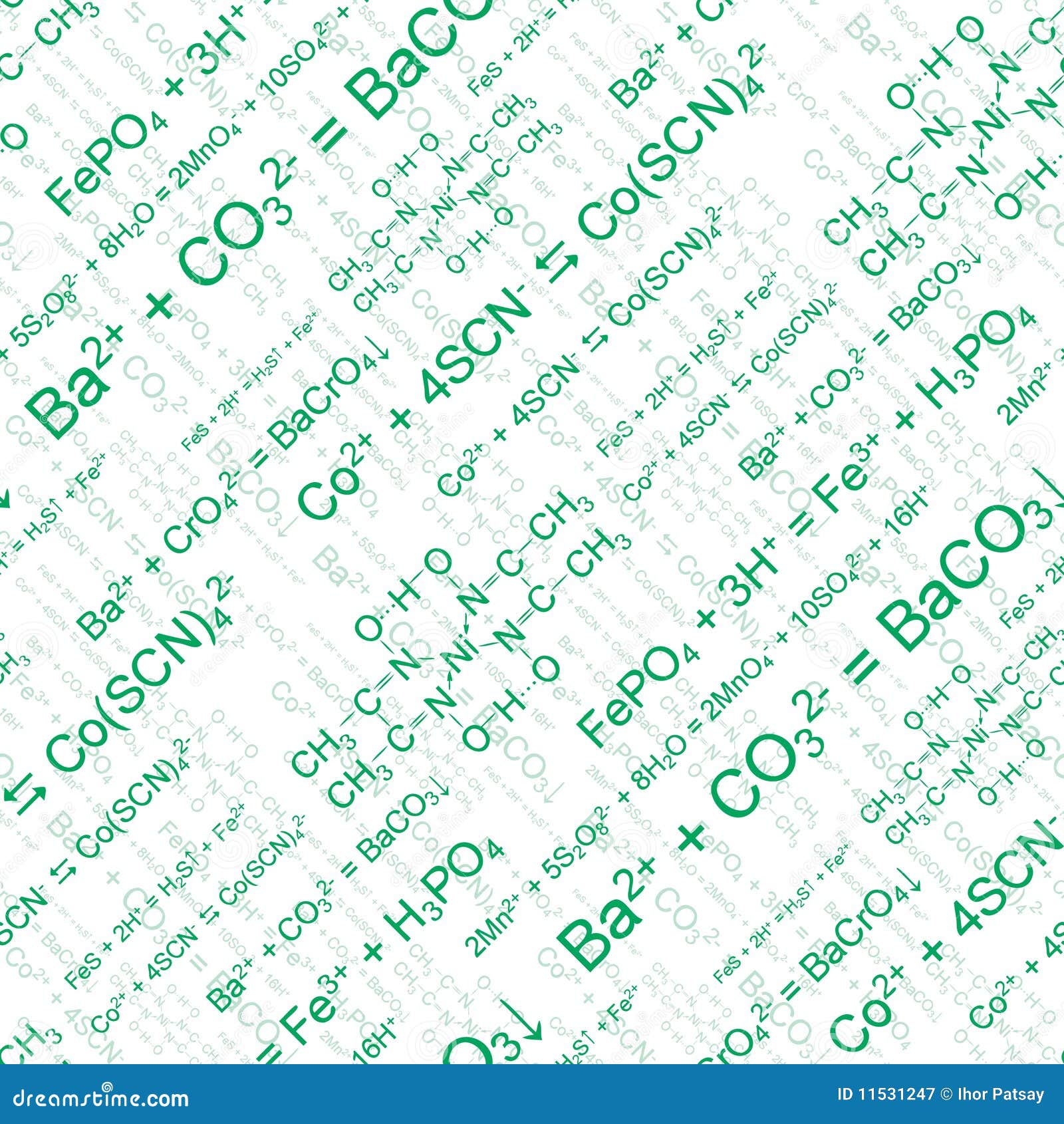 Seamless chemical pattern stock vector. Illustration of education ...