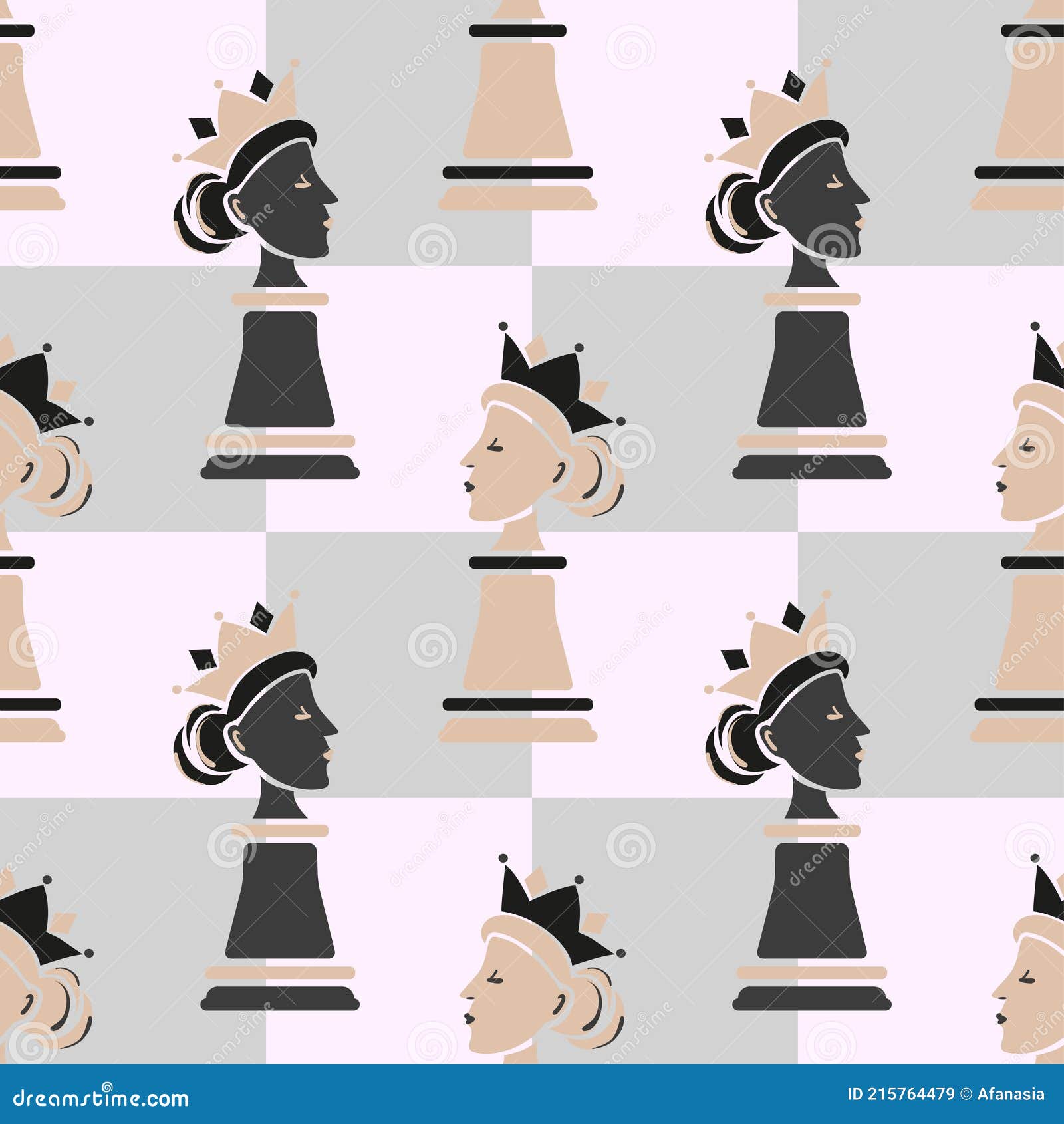 Seamless Chess Pattern Square Maze Parallelogram Vector, Abstract Cube ...