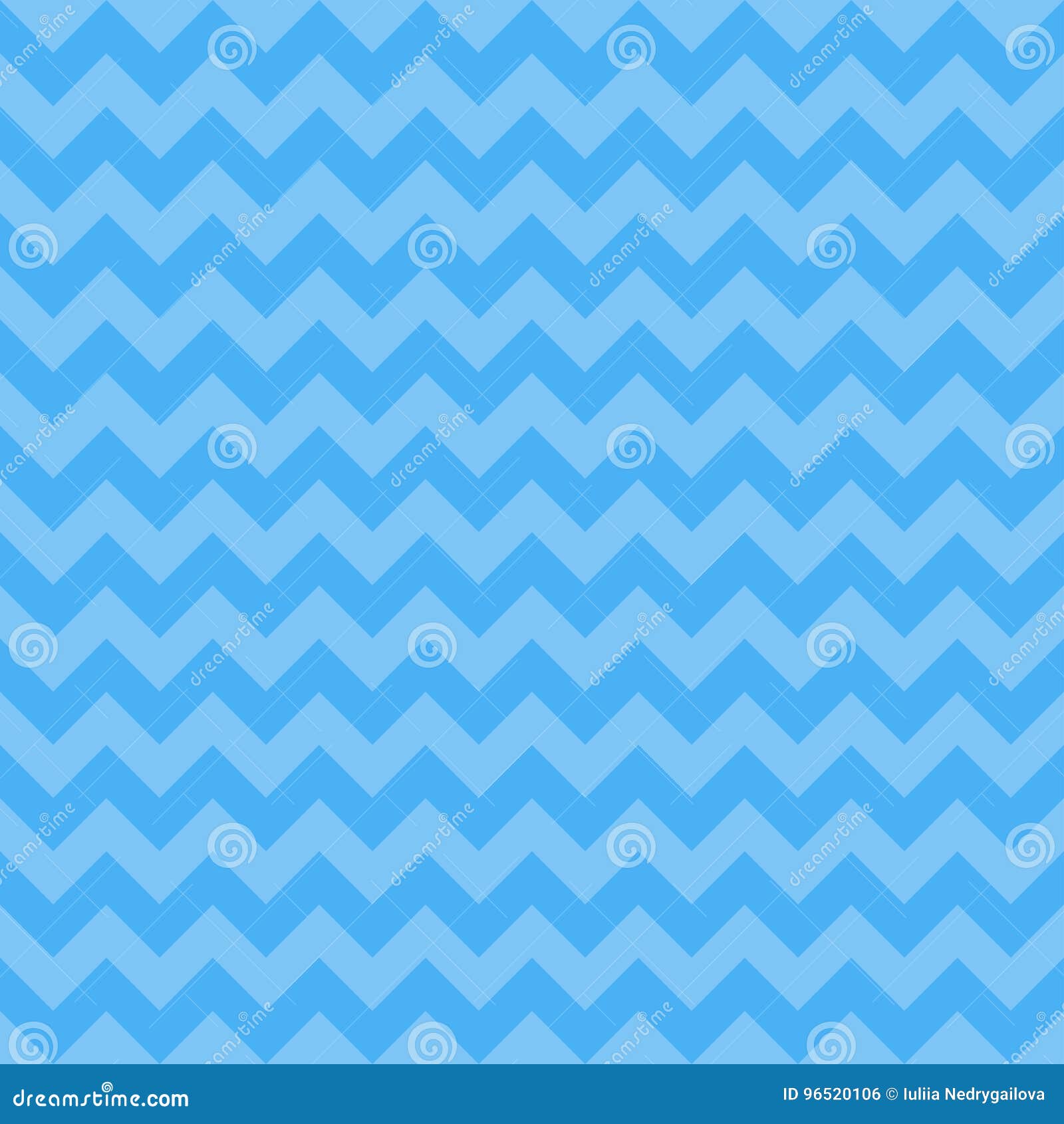 Seamless Chevron Pattern, Blue Color. Vector Stock Illustration ...