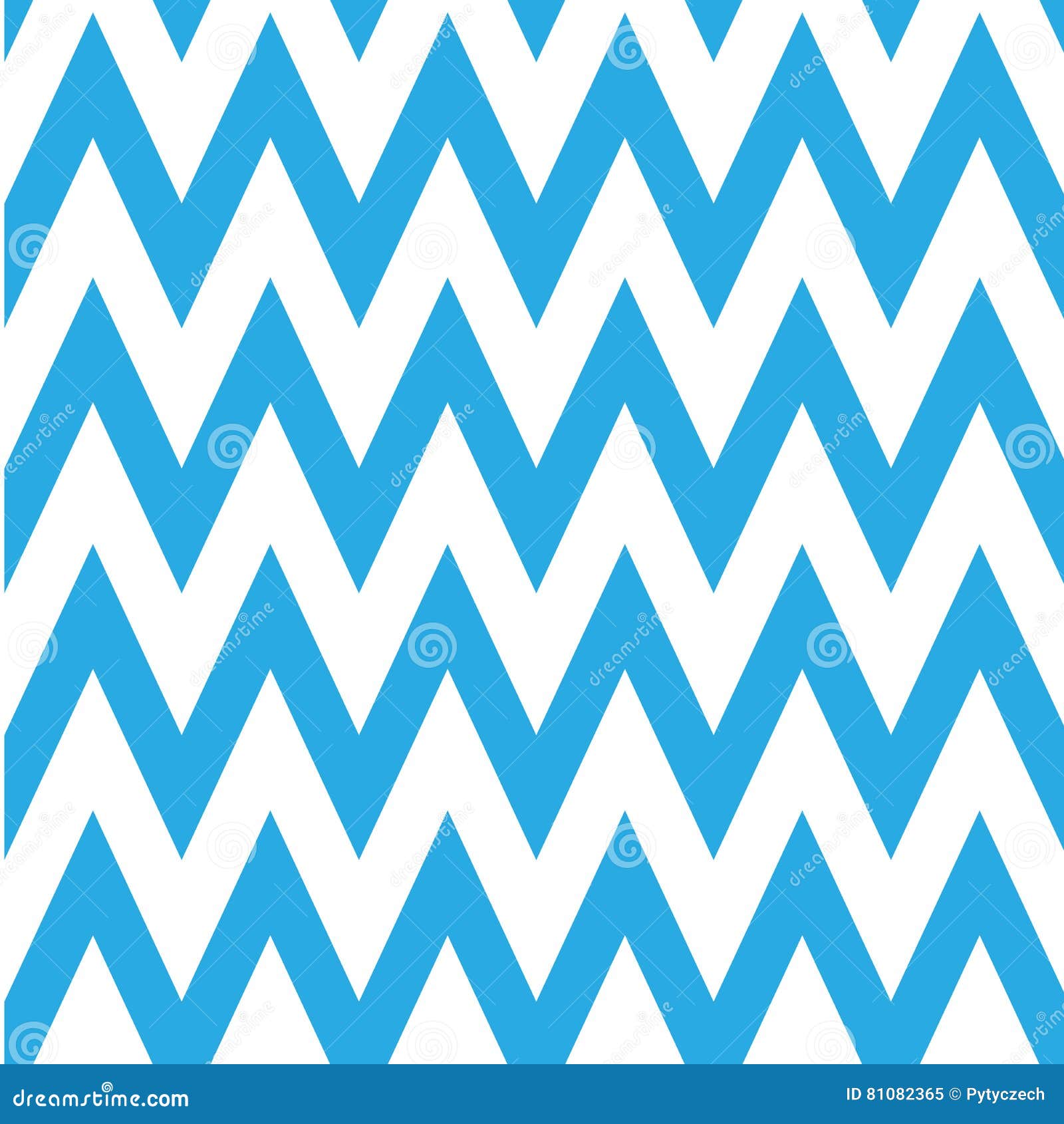 Seamless Chevron Pattern in Blue and White Stock Vector - Illustration ...