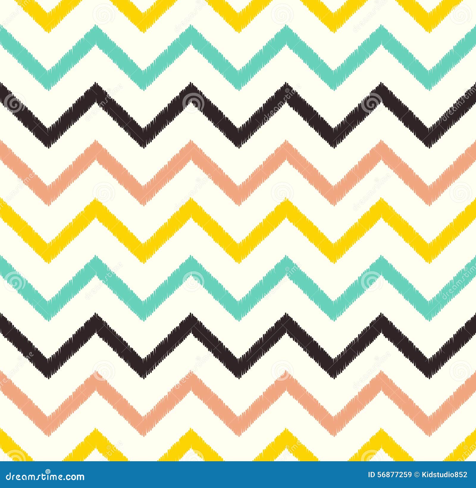 Seamless Chevron Wave Pattern Stock Vector - Illustration of ...