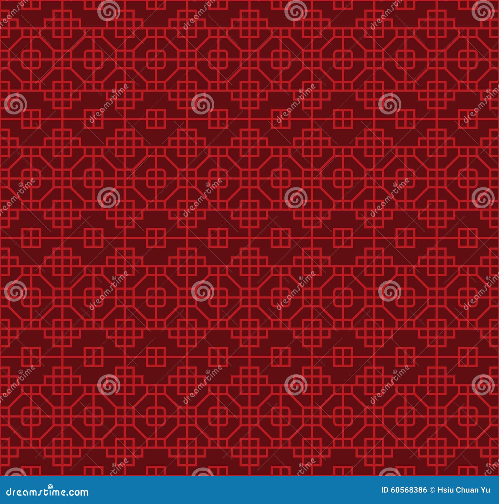 Seamless Chinese Style Lattice Square Octagon Geometry Pattern ...