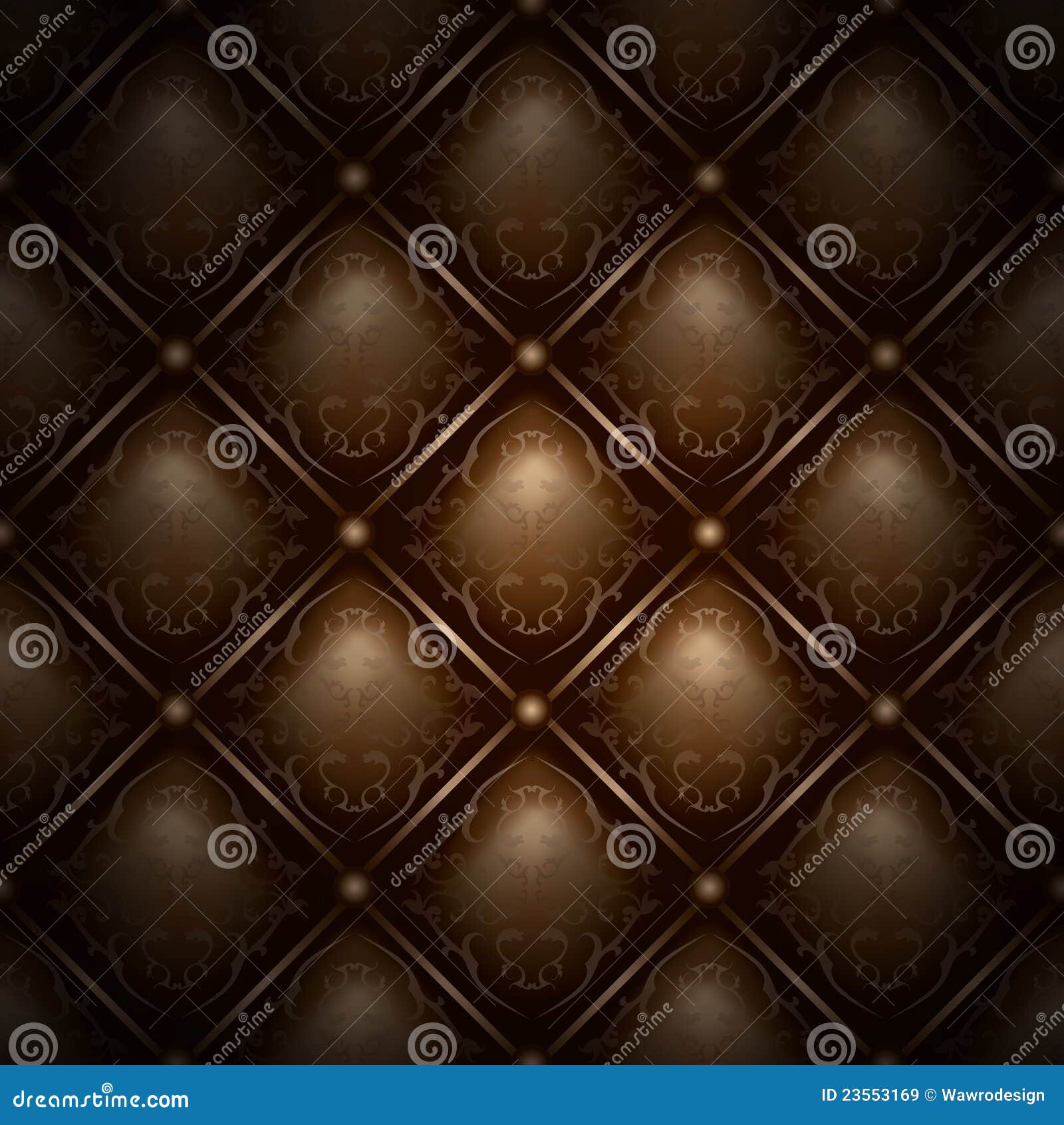 Seamless Chocolate Background Chester Pattern Wrap Stock Vector ...