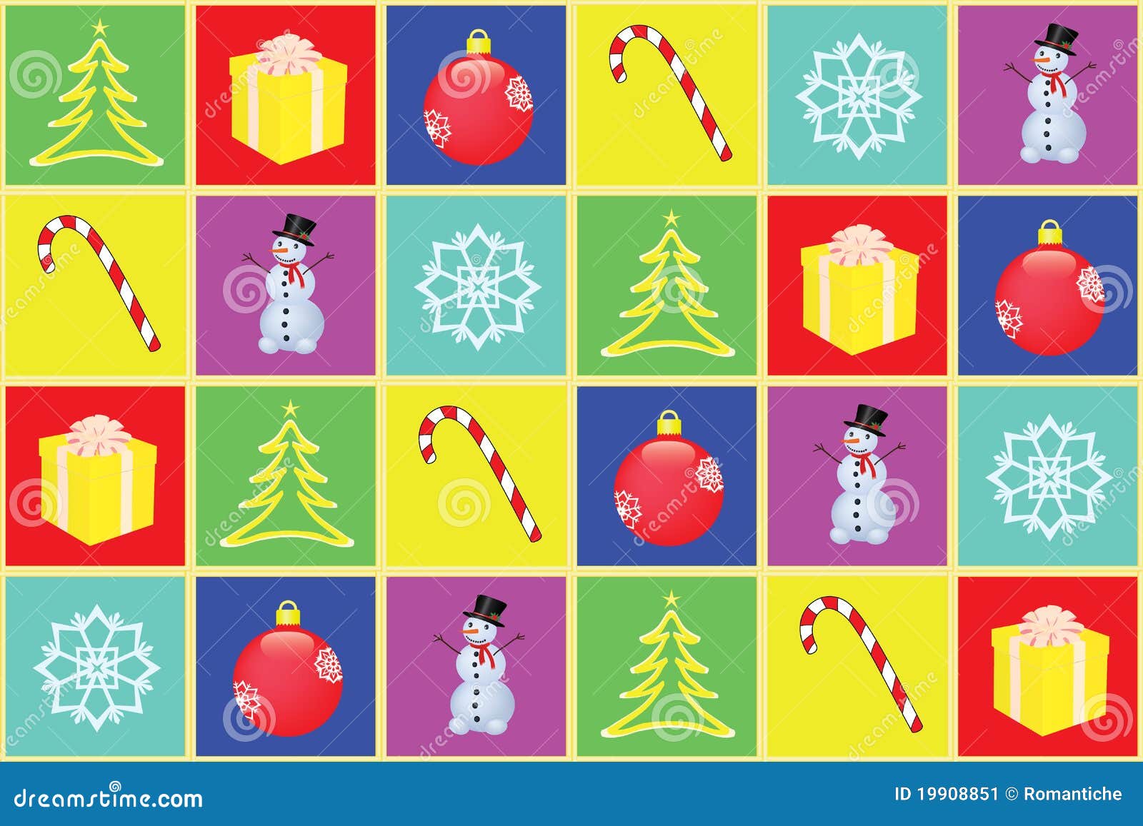 Seamless Christmas Background Stock Vector - Illustration of seamless ...