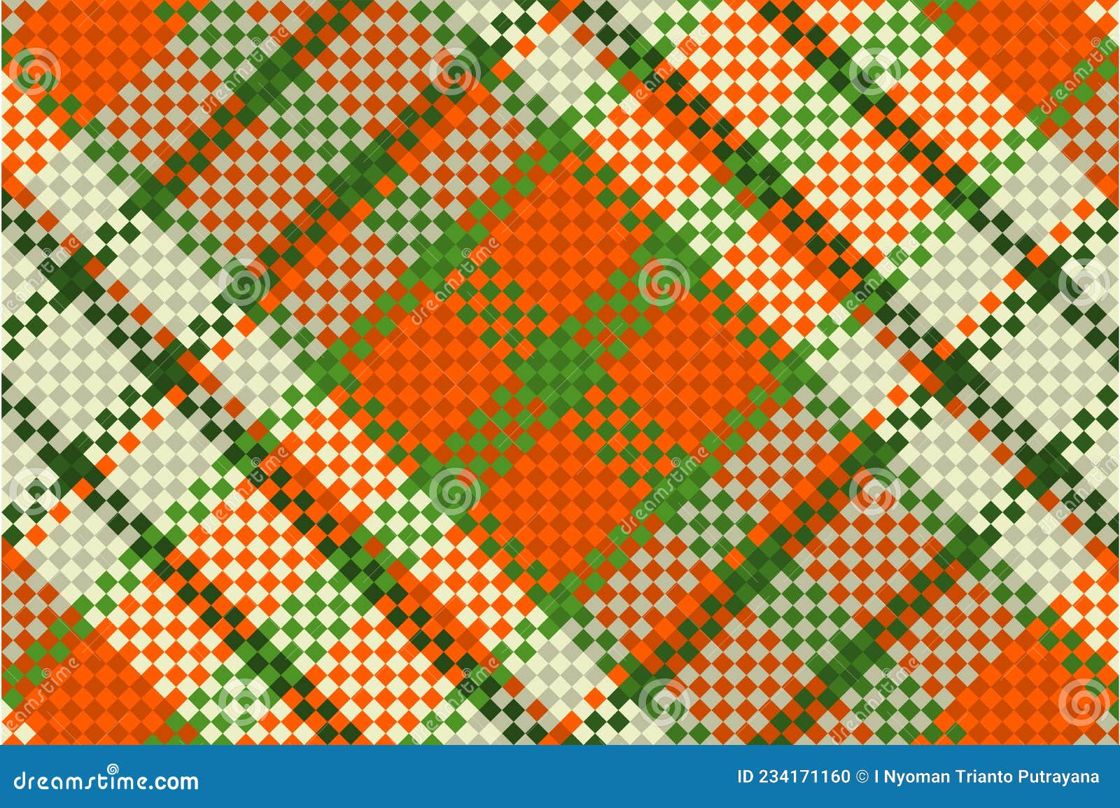 Seamless Christmas Checkered Pattern Background Stock Vector ...