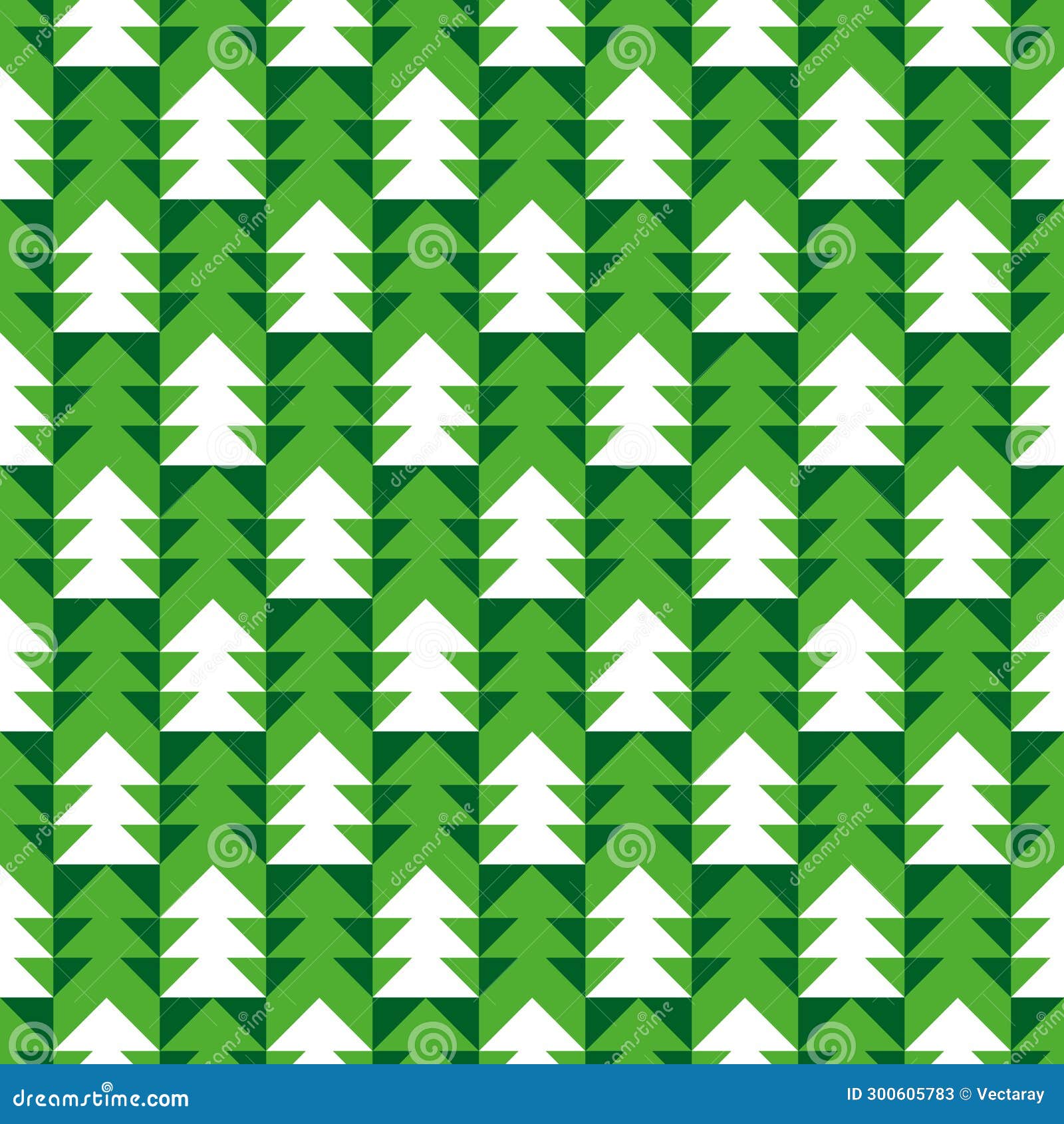 Seamless Christmas Tree Gift Wrapping Paper Pattern. Christmas Tree ...