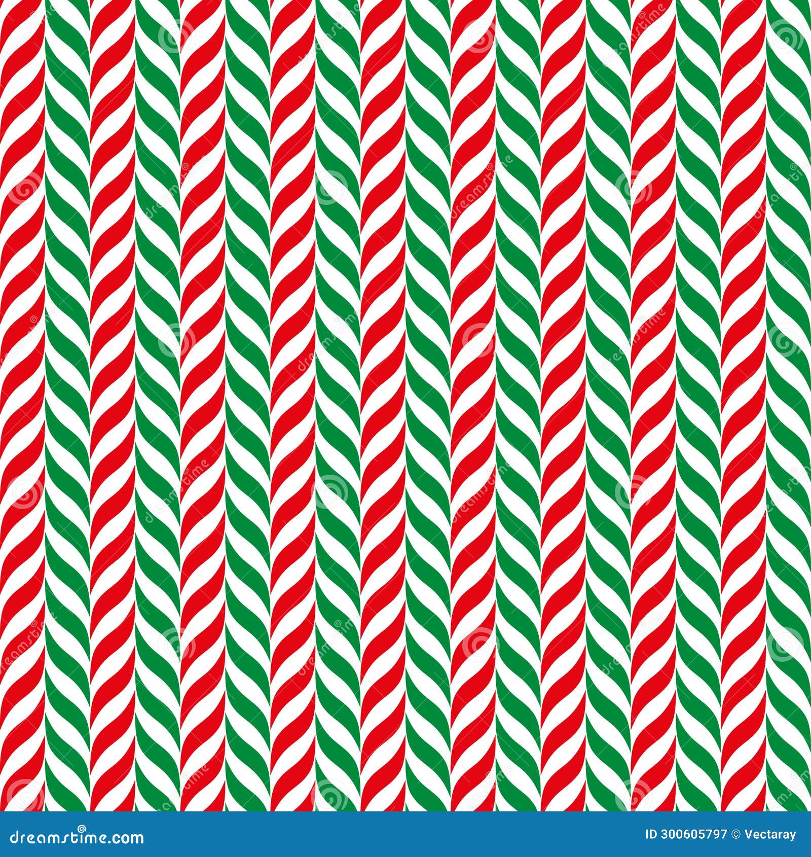 Seamless Christmas Wrapping Paper Pattern. Stock Illustration ...