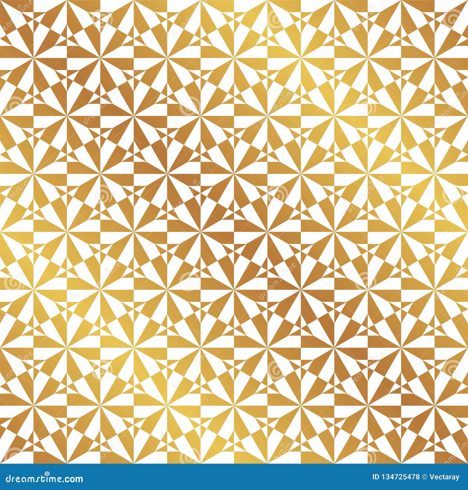 Seamless Christmas Golden Geometric Wrapping Paper Pattern. Christmas ...
