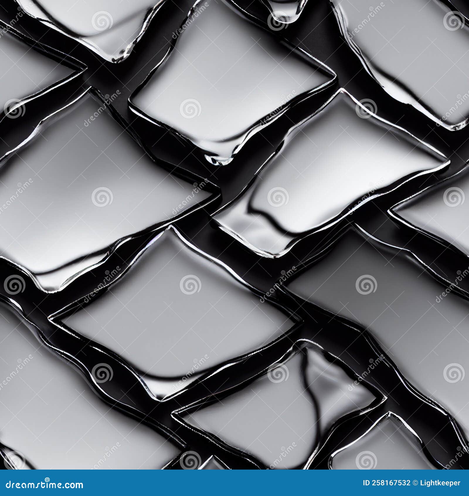 Seamless Shiny Chrome Texture